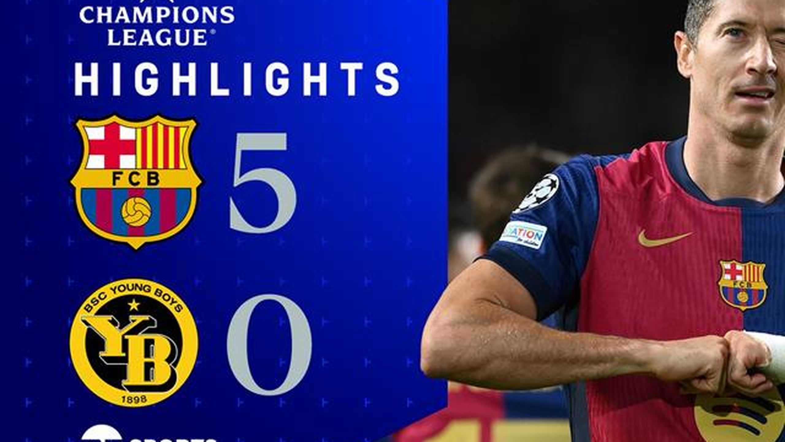 Barcelona 5-0 BSC Young Boys: UEFA Champions League highlights as ...