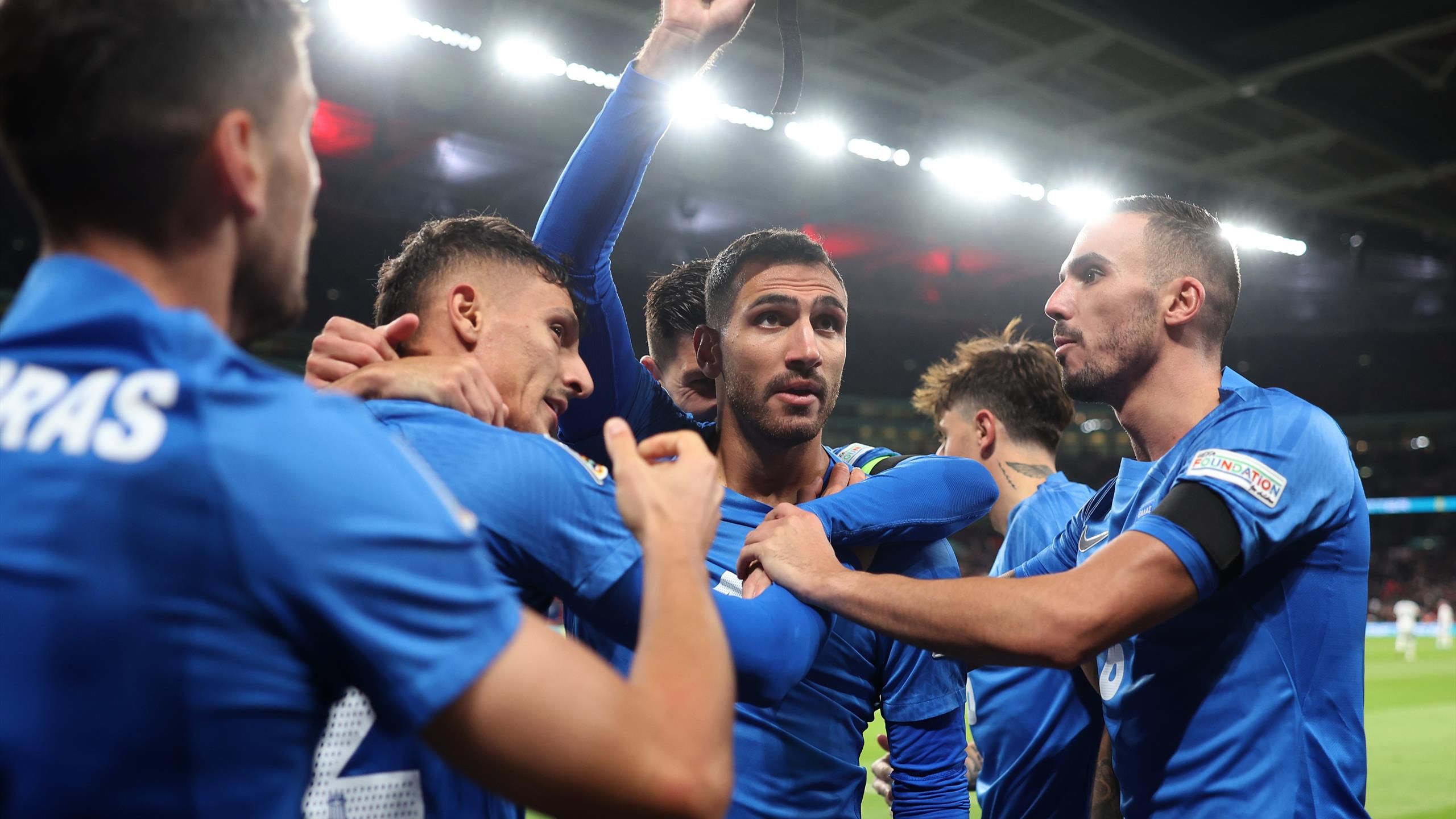 England 1-2 Greece: Vangelis Pavlidis double sinks Lee Carsley’s Three ...