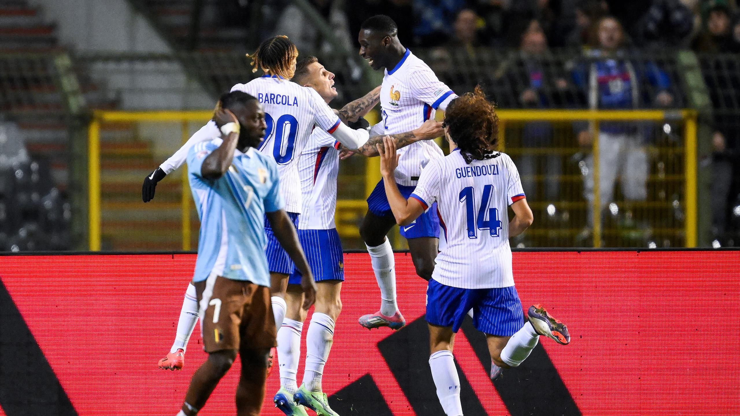 Belgium 1-2 France: Randal Kolo Muani strikes twice as Les Bleus earn ...