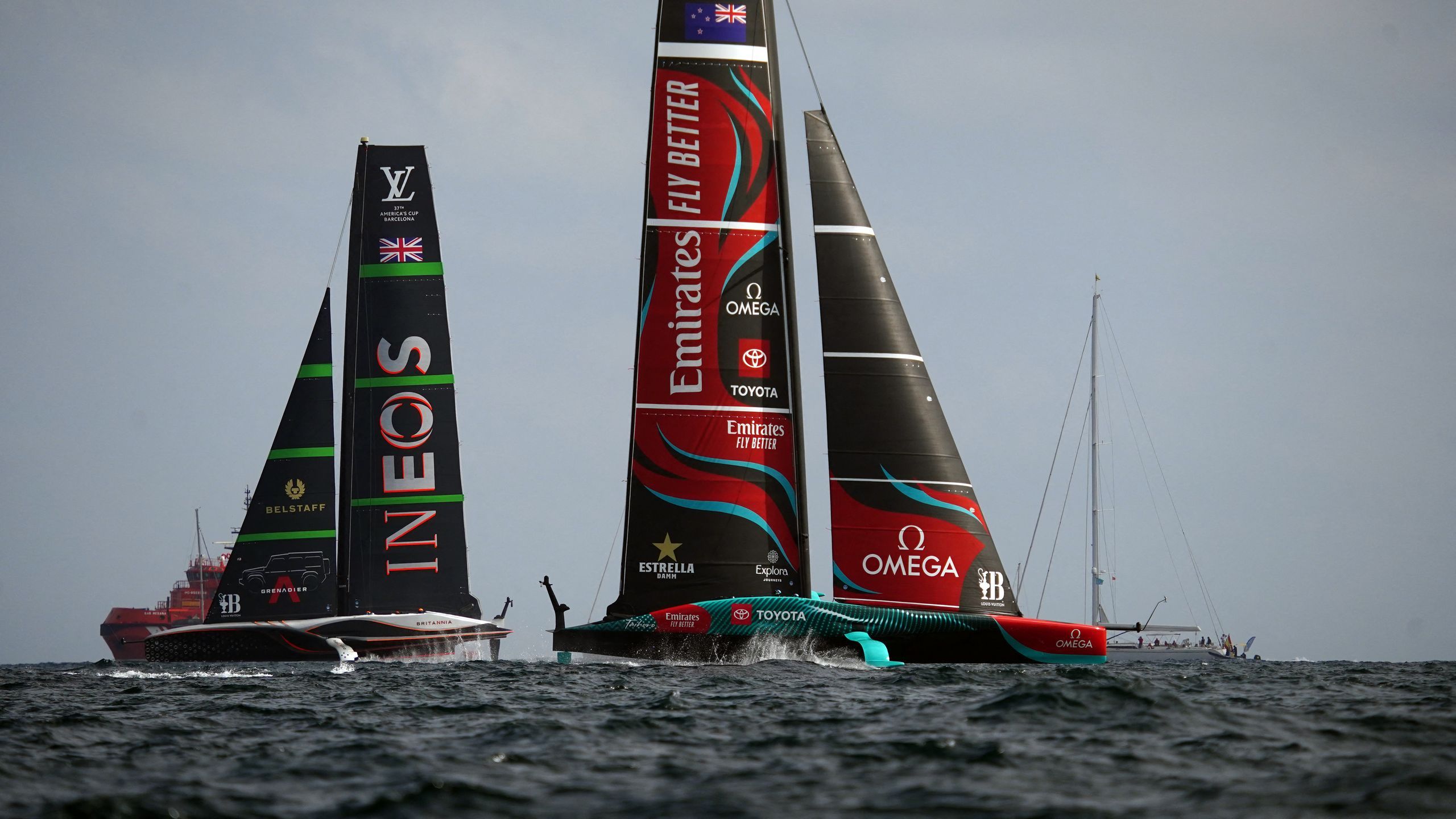 America's Cup Day 3 LIVE - Great Britain's Ineos Britannia desperate to ...