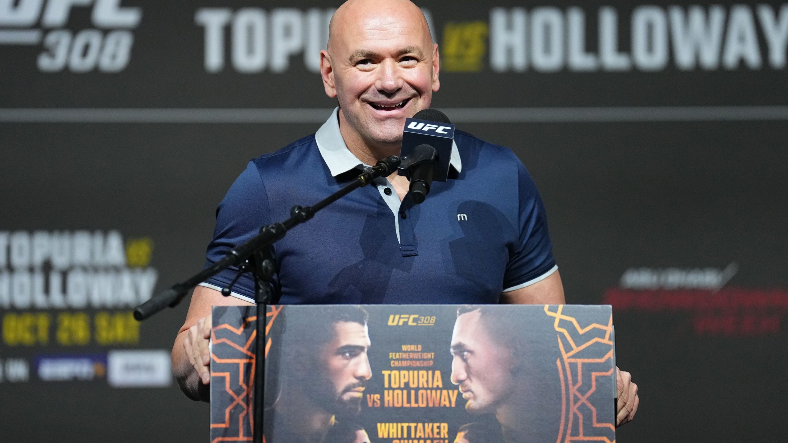 UFC 308: Dana White insists Ilia Topuria v Max Holloway is 'the best ...