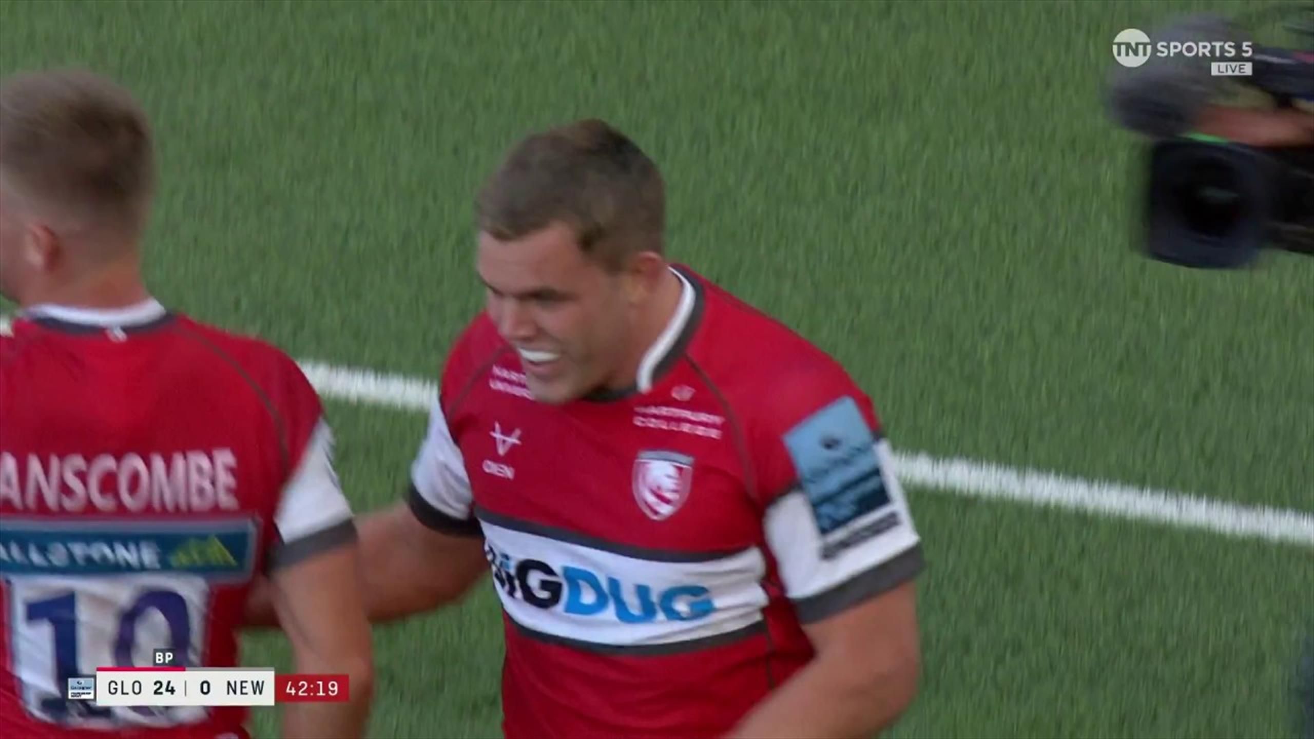 Jack Singleton secures bonus point try for Gloucester against Newcastle ...