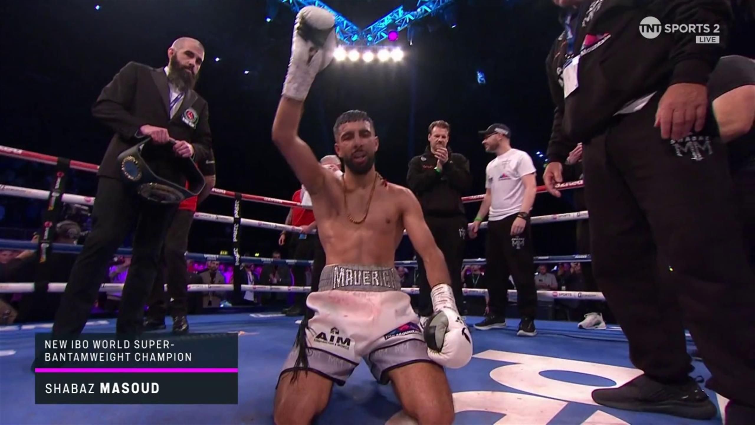 Shabaz Masoud jubilant after IBO super bantamweight title victory over ...