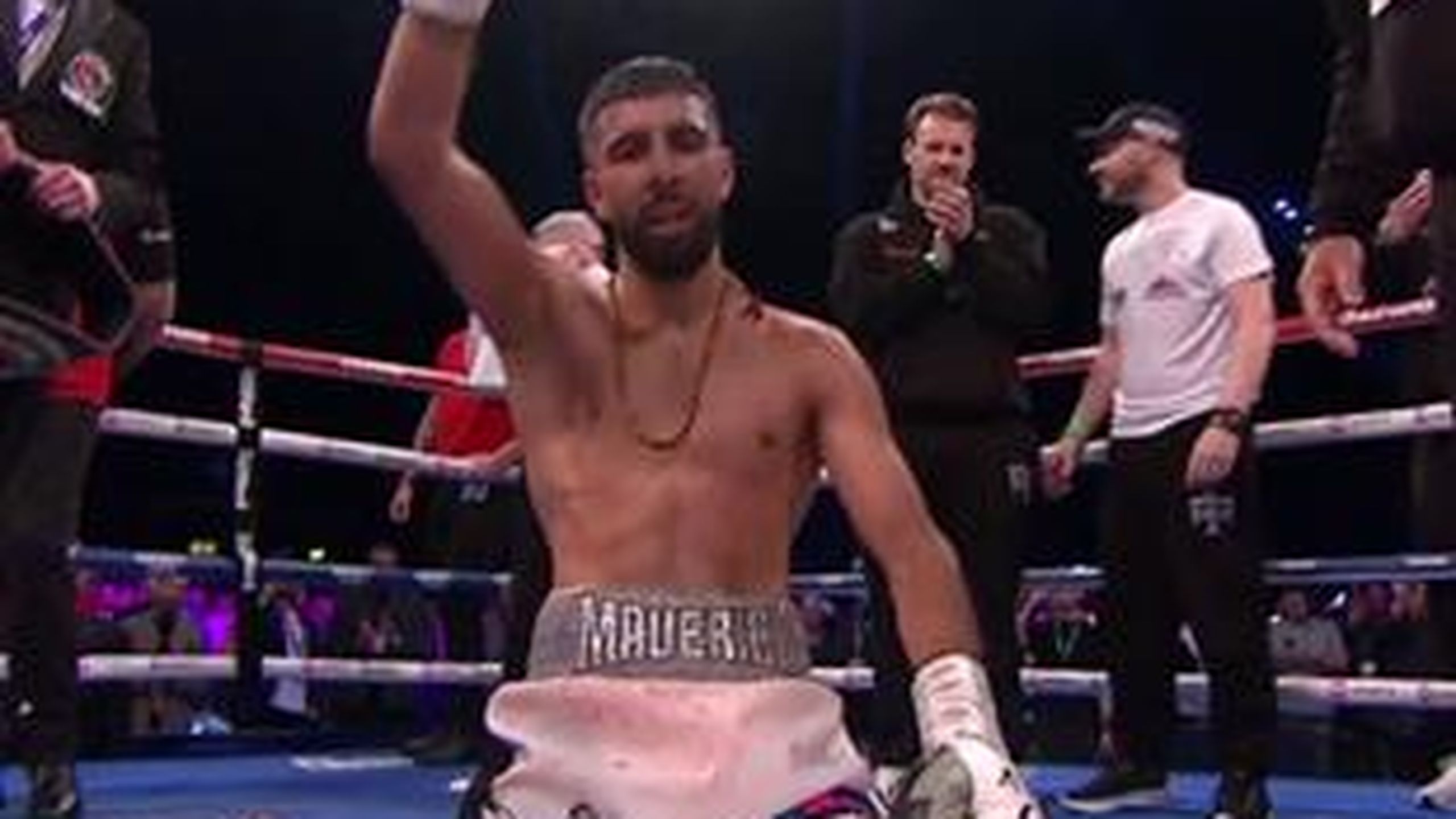Shabaz Masoud jubilant after IBO super bantamweight title victory over ...