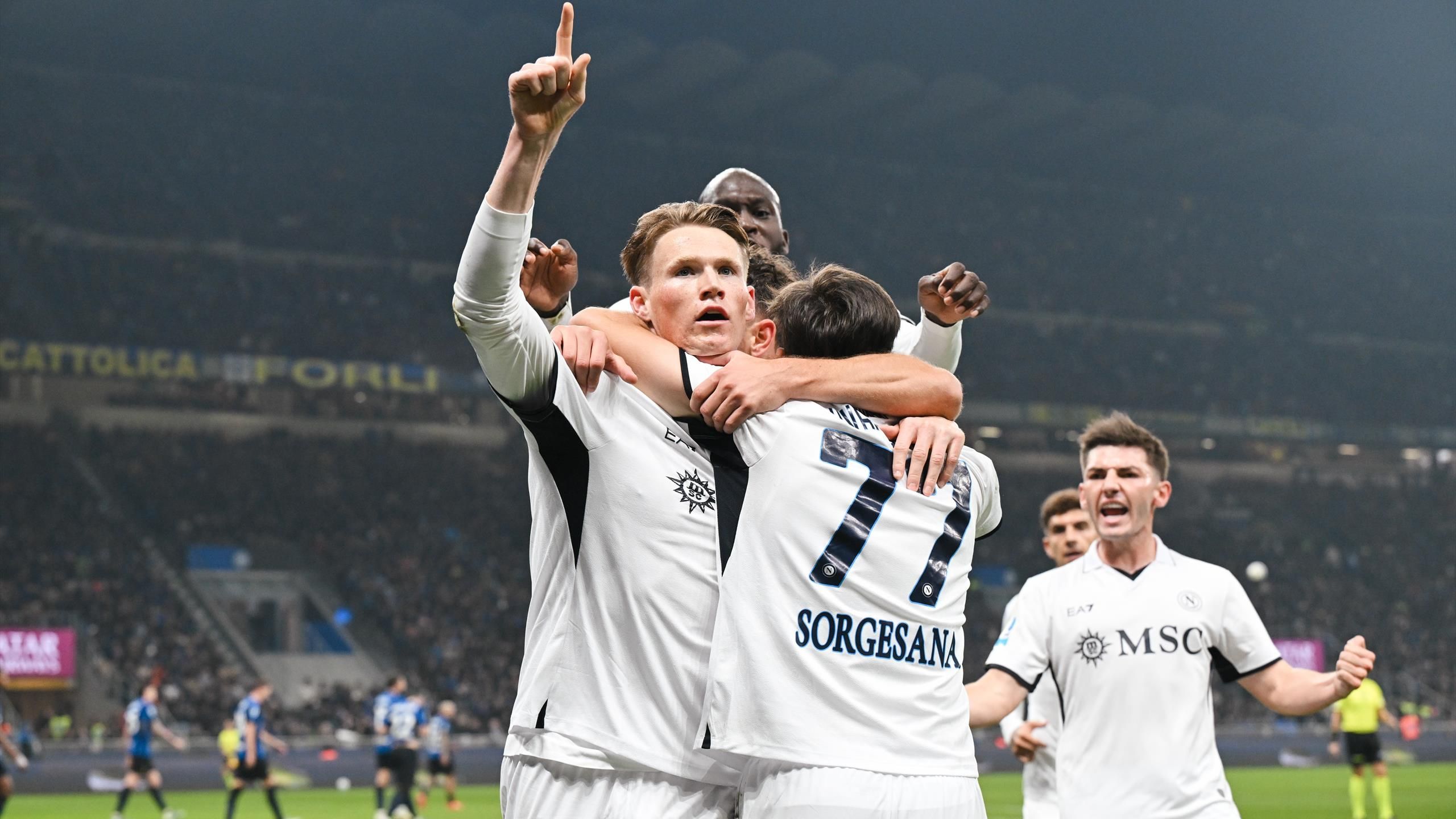 Scott McTominay finds corner with deft finish to give Napoli early lead ...
