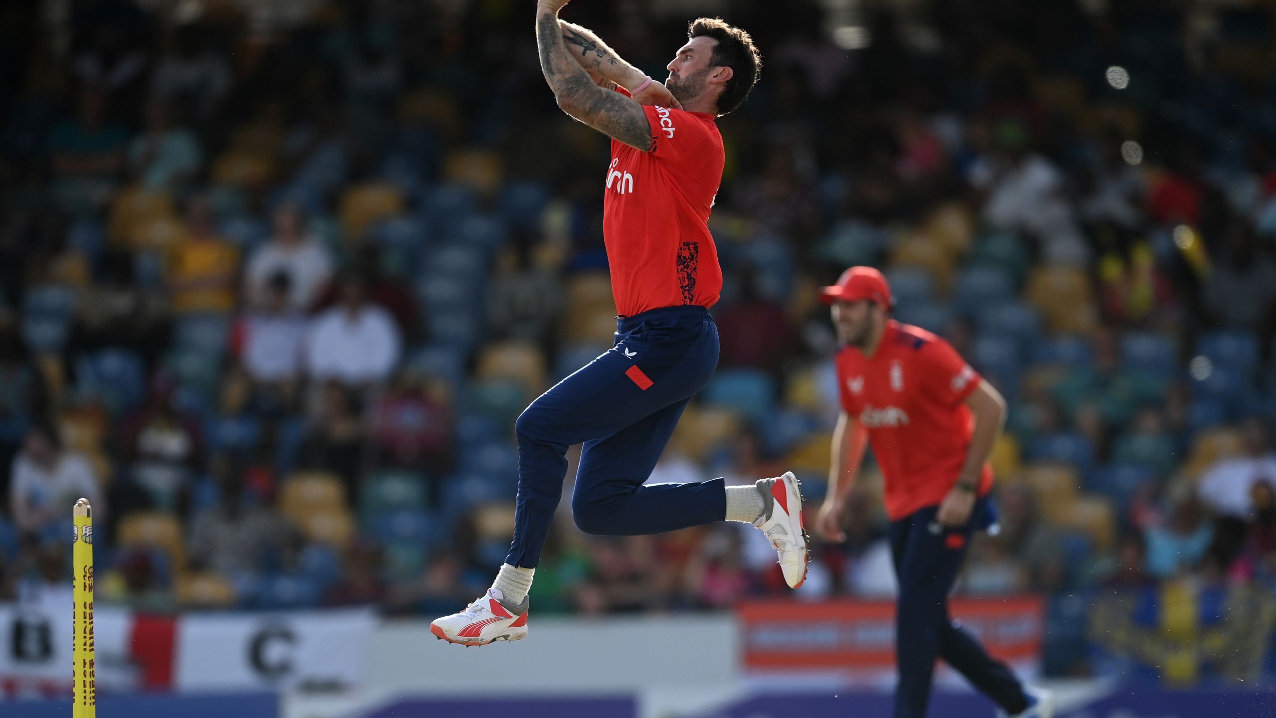 England bowler Reece Topley fined by ICC for smashing chair after ...