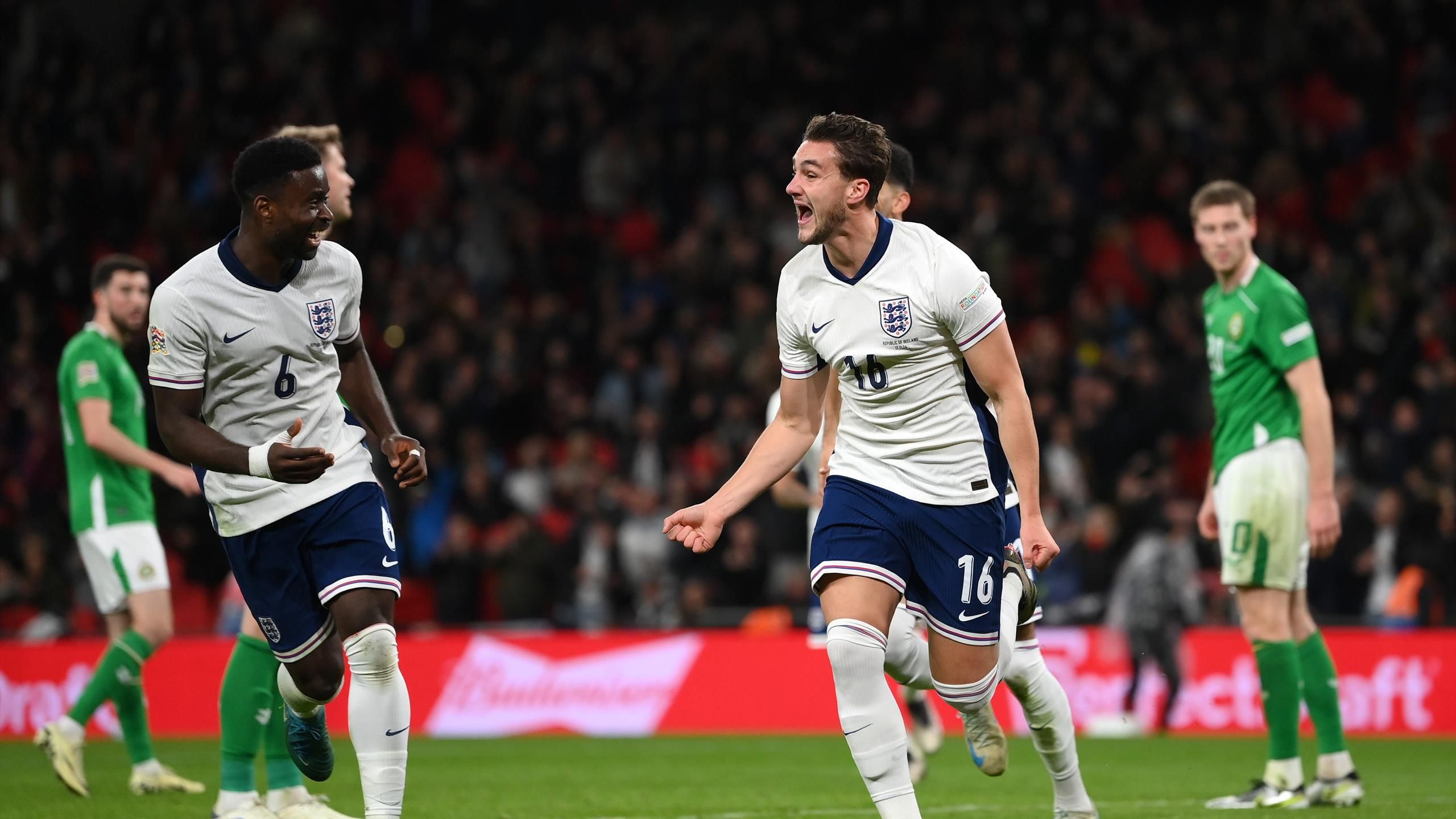 England 5-0 Republic of Ireland: Three Lions seal promotion to UEFA ...