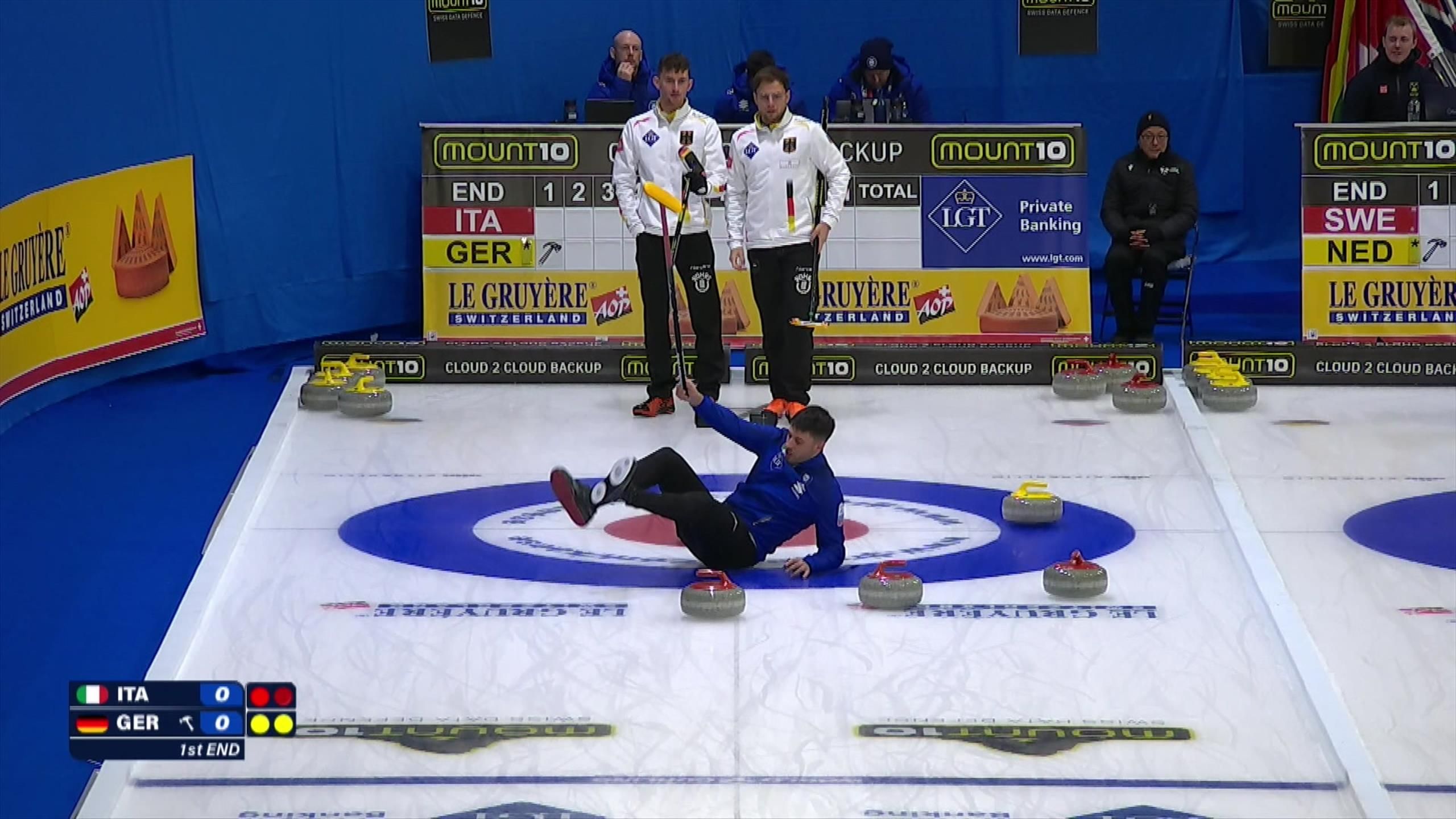 ‘Ouch!’ – Italian player slips during European Curling Championships ...