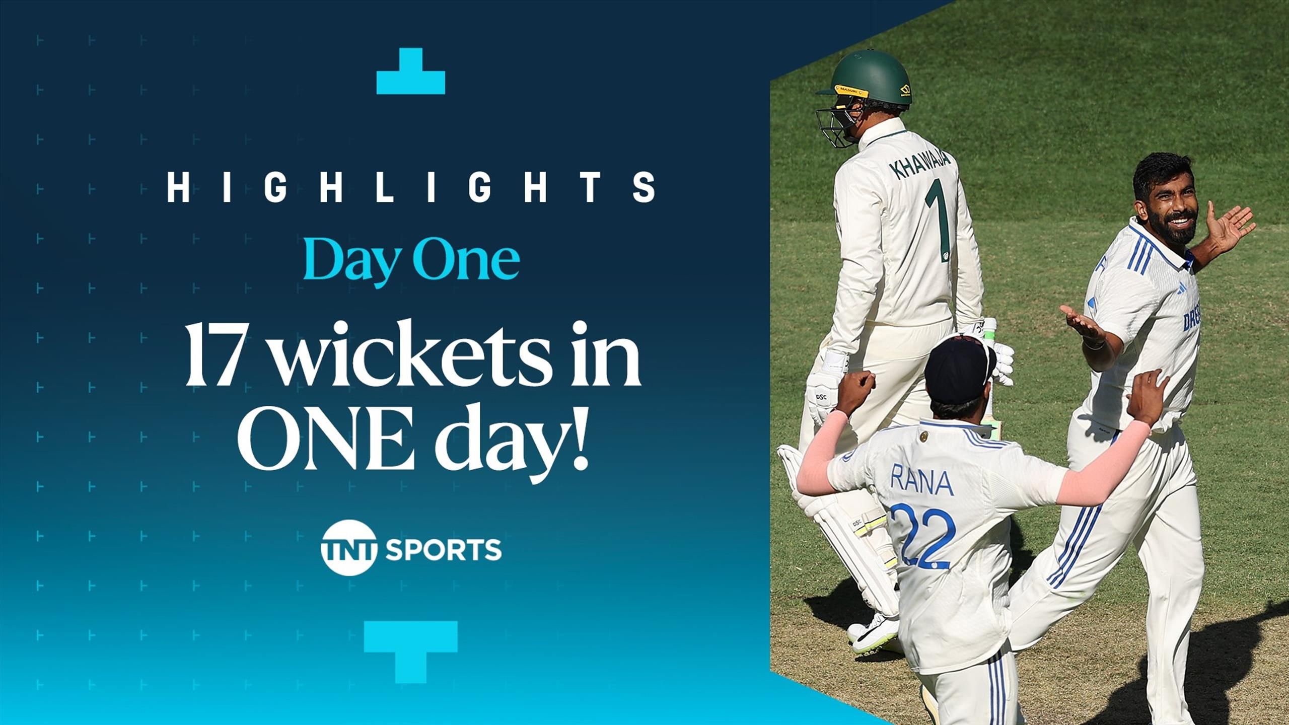 Highlights: 17 wickets fall on Day 1 in Australia v India as Border-Gavaskar begins with a bang ...