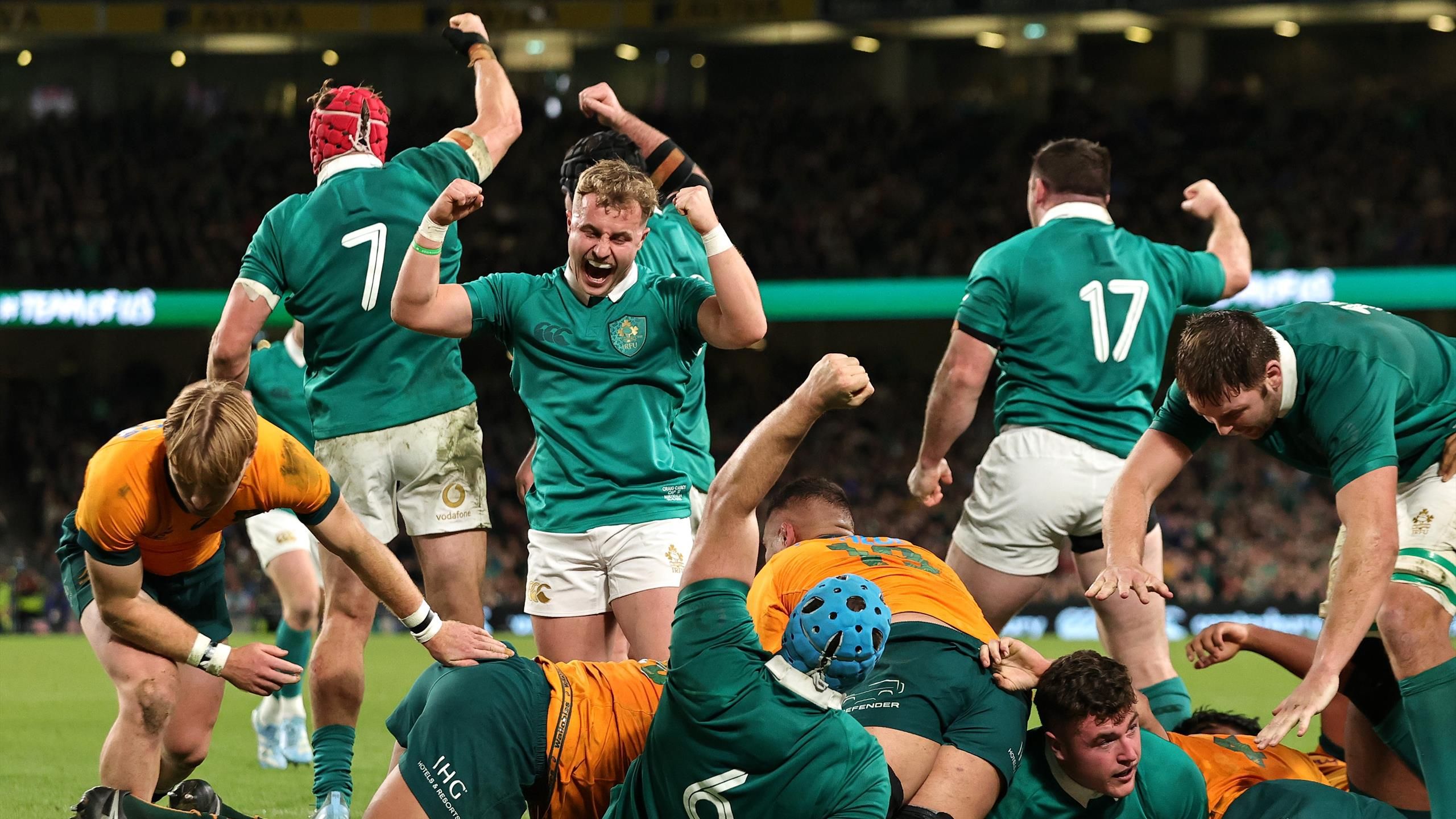 Ireland 22-19 Australia: Andy Farrell's side end Autumn Nations Series ...