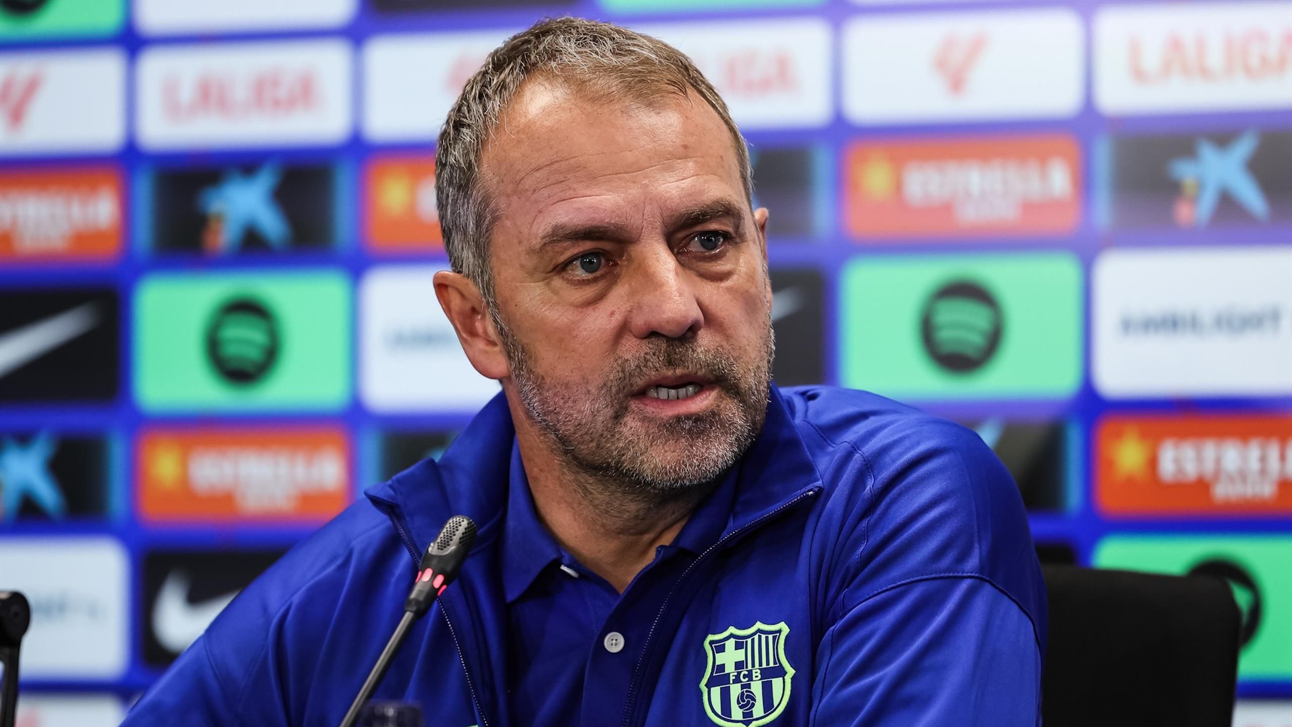 ‘Long, long road ahead’ – Hansi Flick defends ‘young’ Barcelona team ...