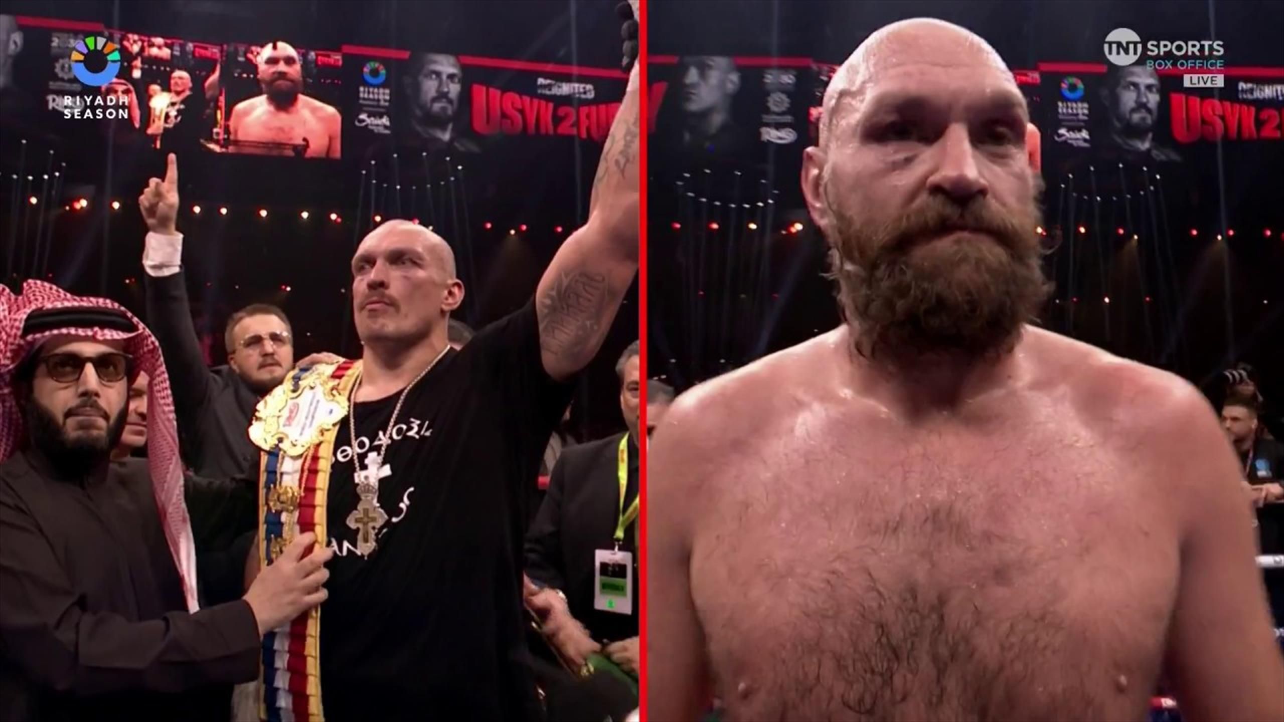Usyk v Fury 2 as it happened – Oleksandr Usyk beats Tyson Fury by ...