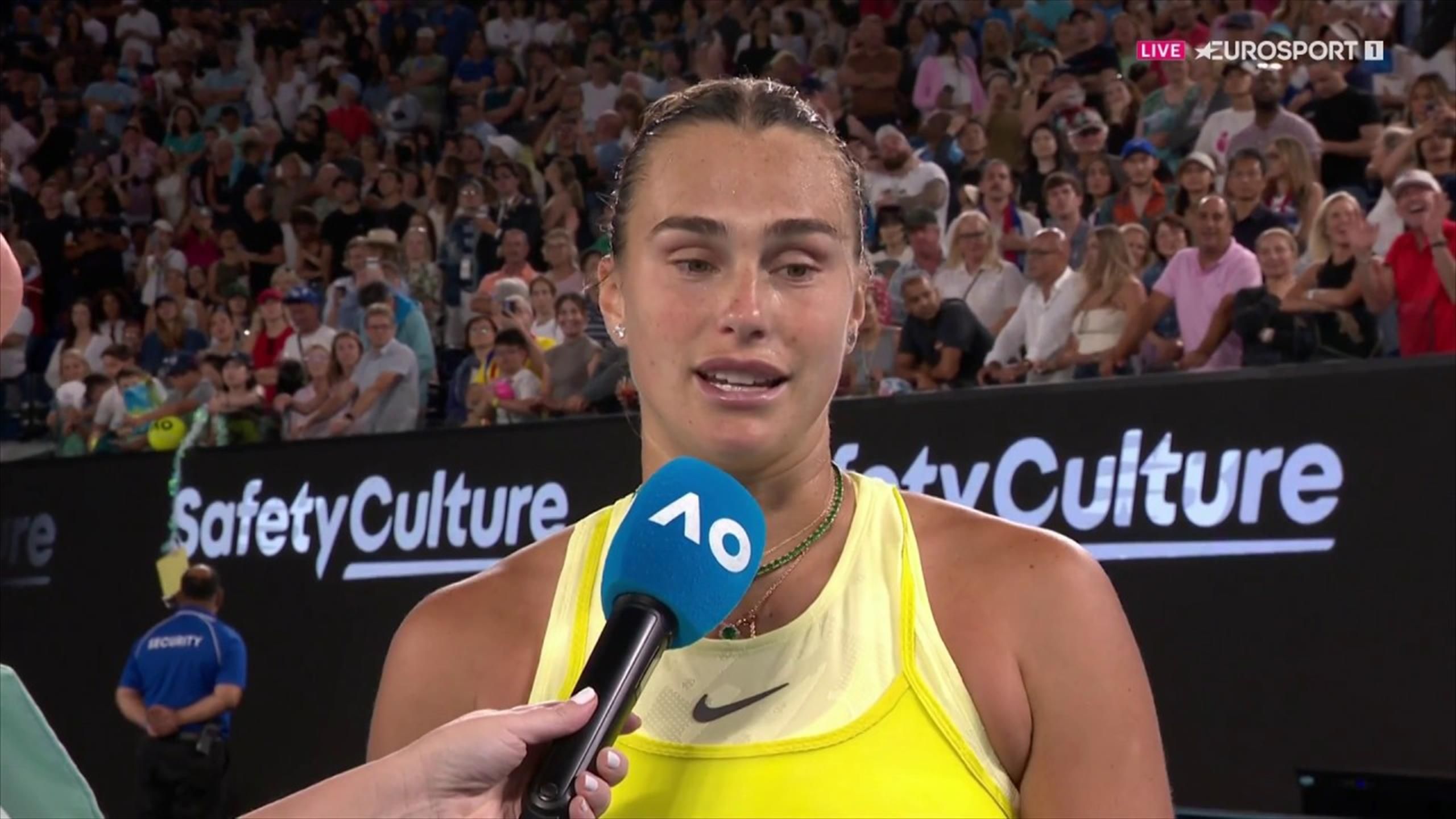 Aryna Sabalenka relieved to 'somehow magically' reach semi-finals after ...