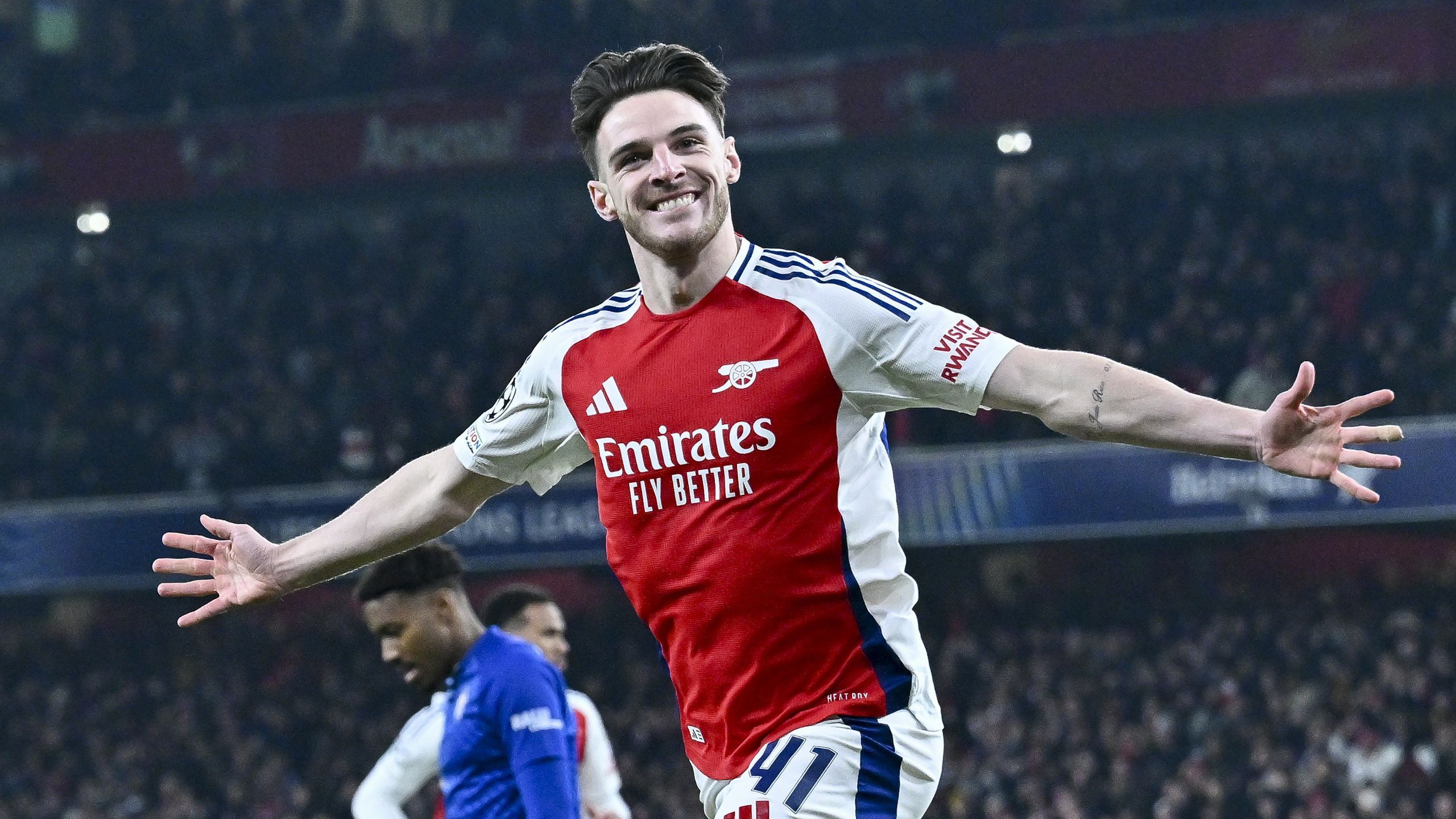 Declan Rice bags first Champions League strike as Mikel Arteta turns to ...