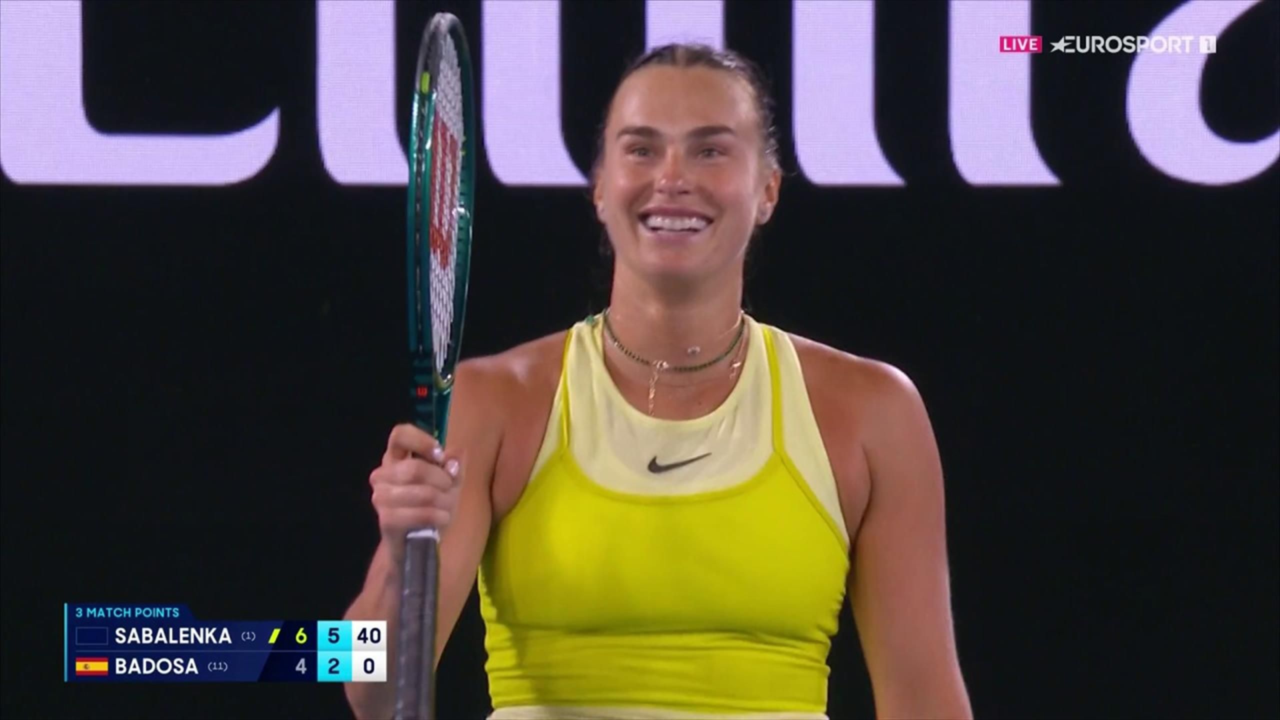 Watch match point as 'relentless' Aryna Sabalenka storms into Australian Open final - Tennis ...