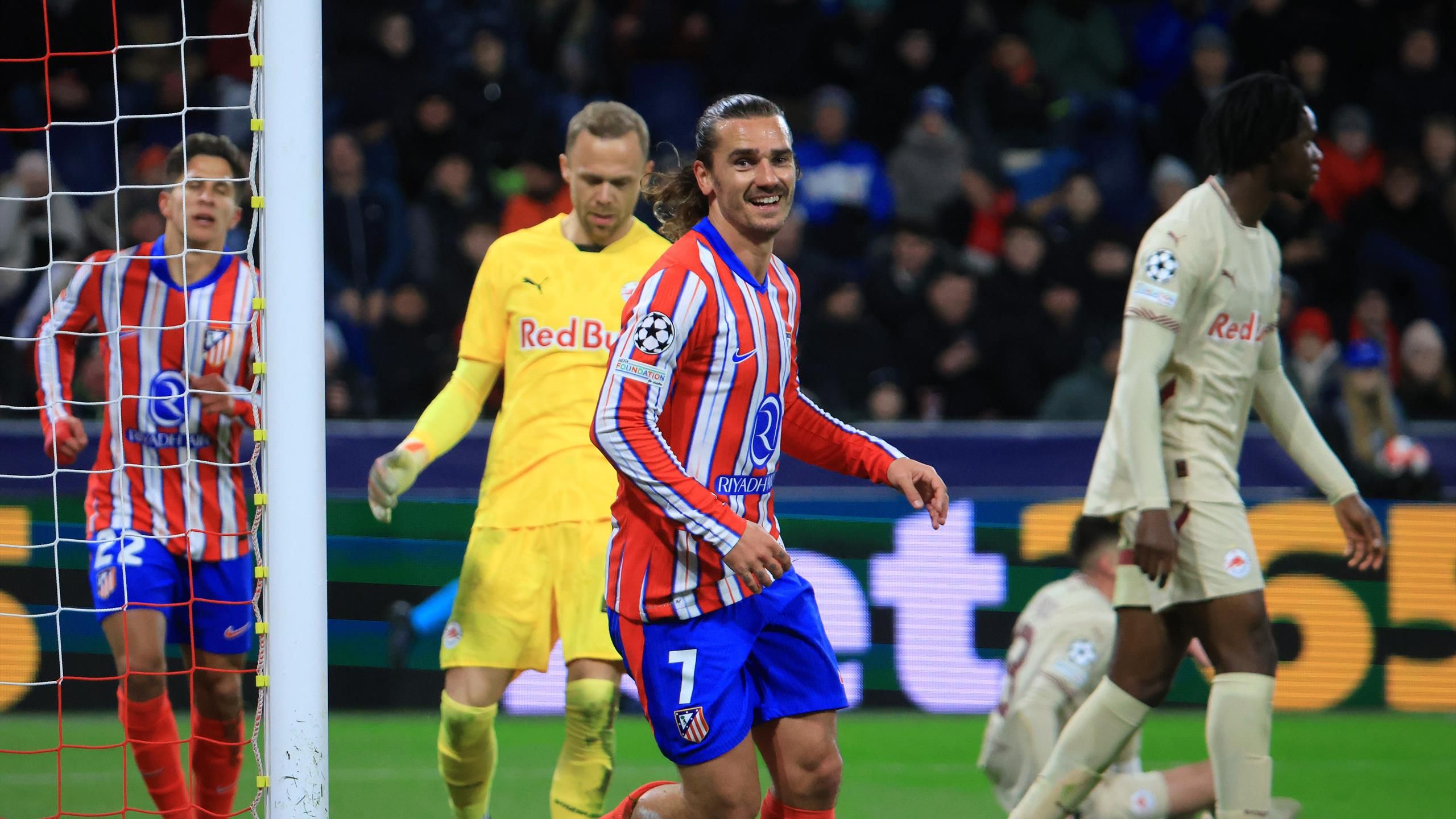 Watch as Antoine Griezmann slots home Atletico Madrid's second after ...