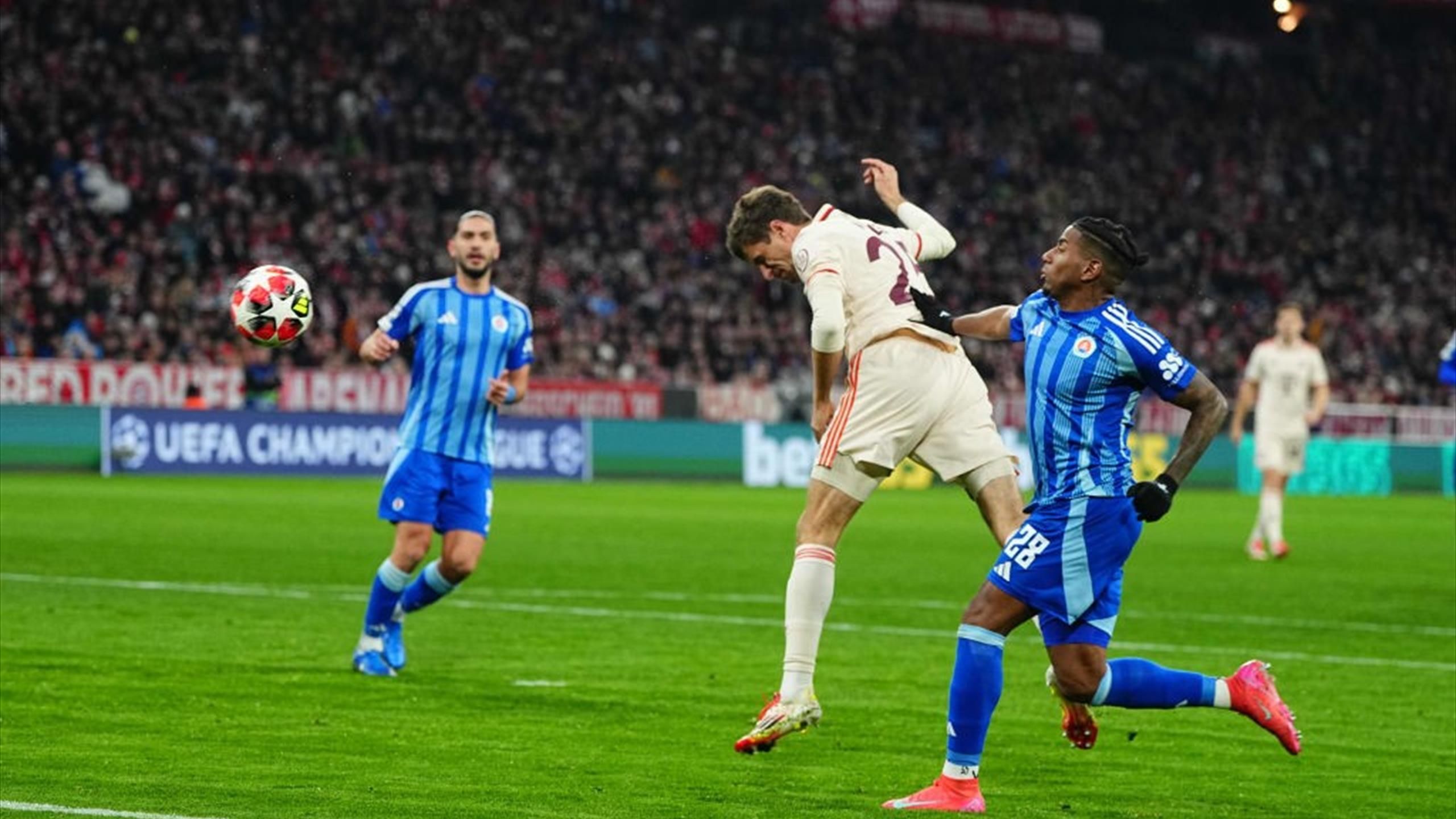 Thomas Muller scores 56th UCL goal for Bayern Munich with Slovan ...
