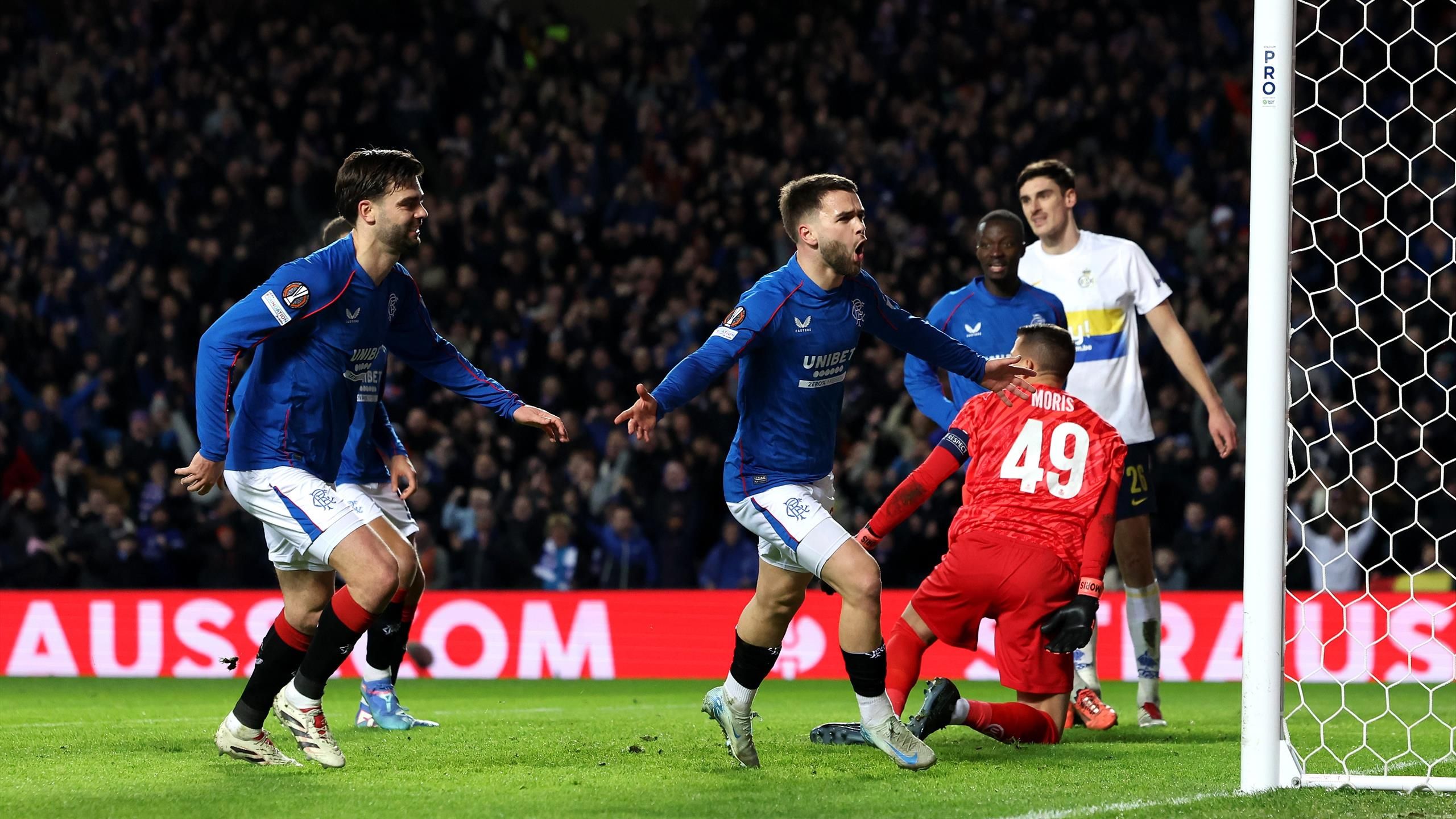 Nicolas Raskin gives Rangers vital opening goal on UEFA Europa League D ...