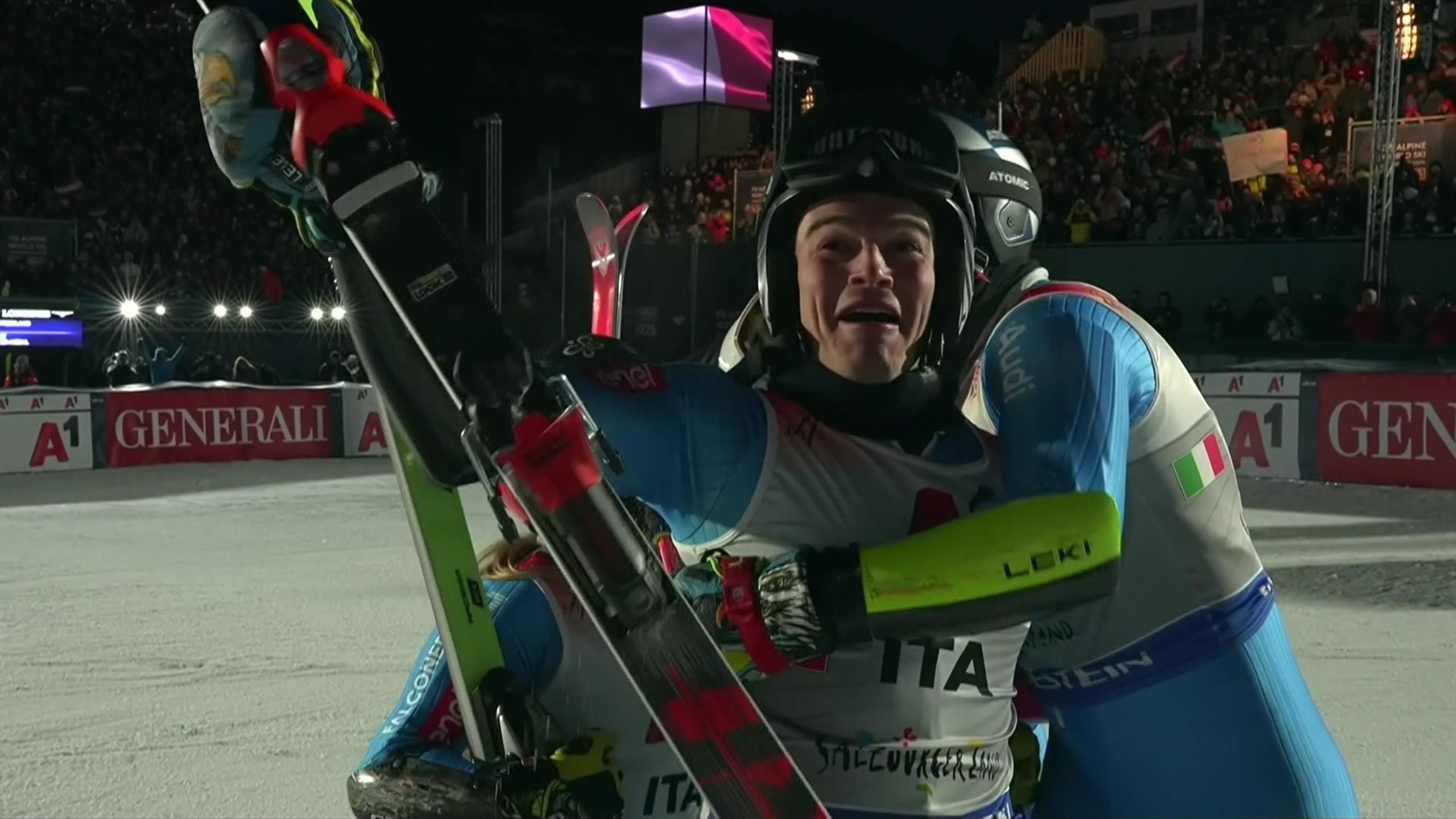 FIS Alpine World Ski Championships: Italy edge Switzerland to win gold ...