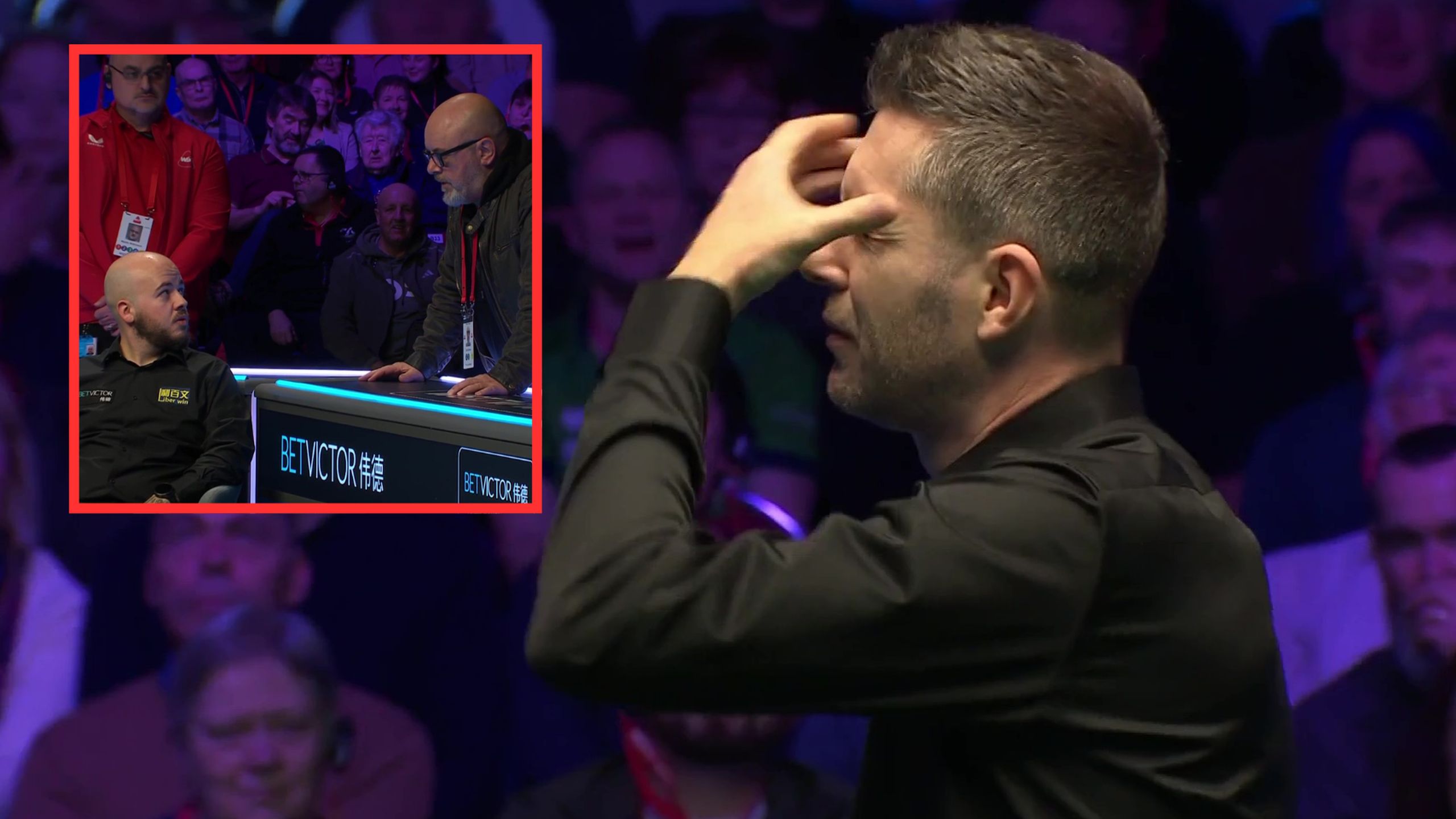 Mark Selby's hilarious reaction to horror break leaves Welsh Open crowd ...
