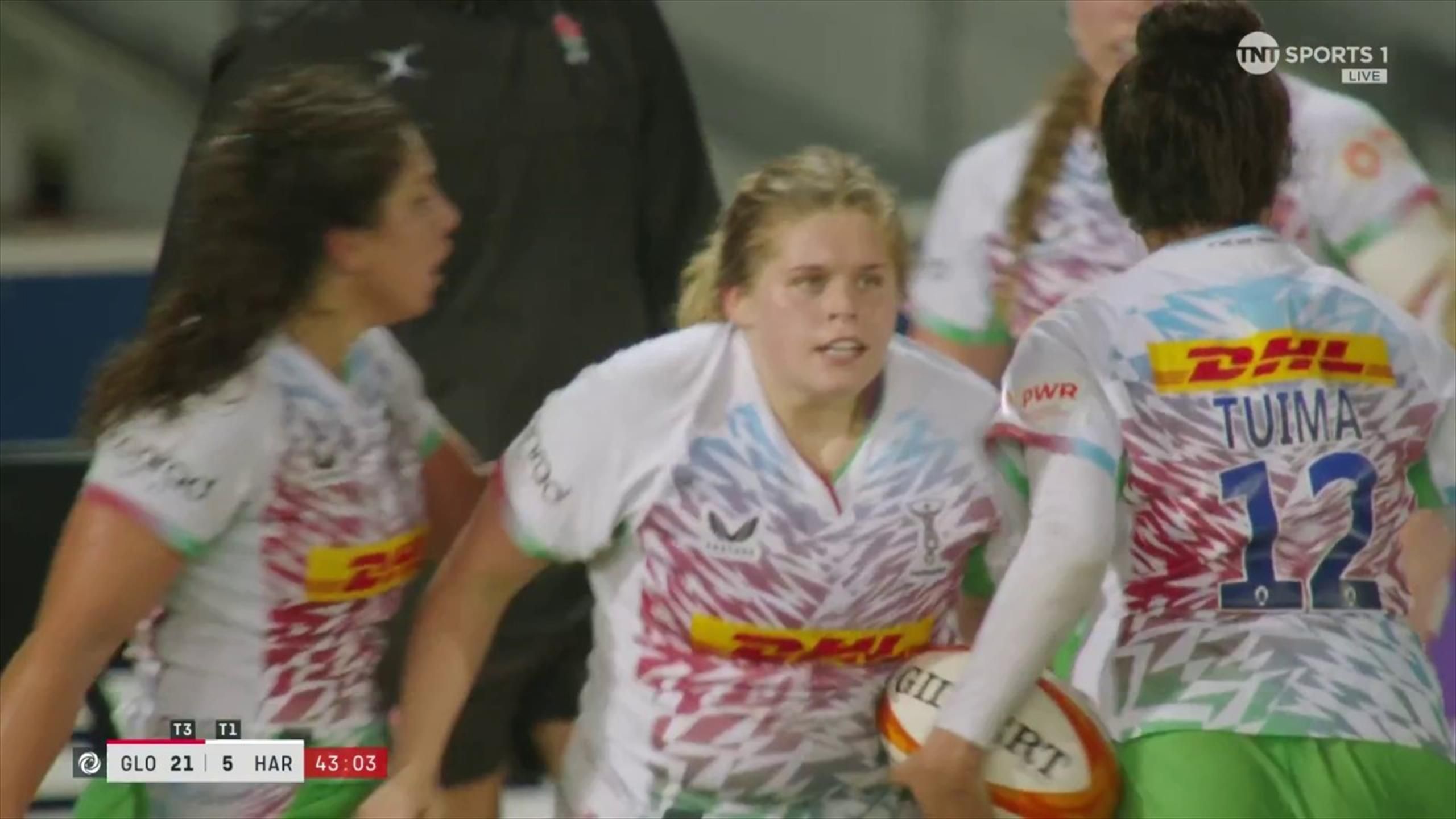 ‘Surging and scoring!’ – Connie Powell gets Harlequins on scoreboard at ...