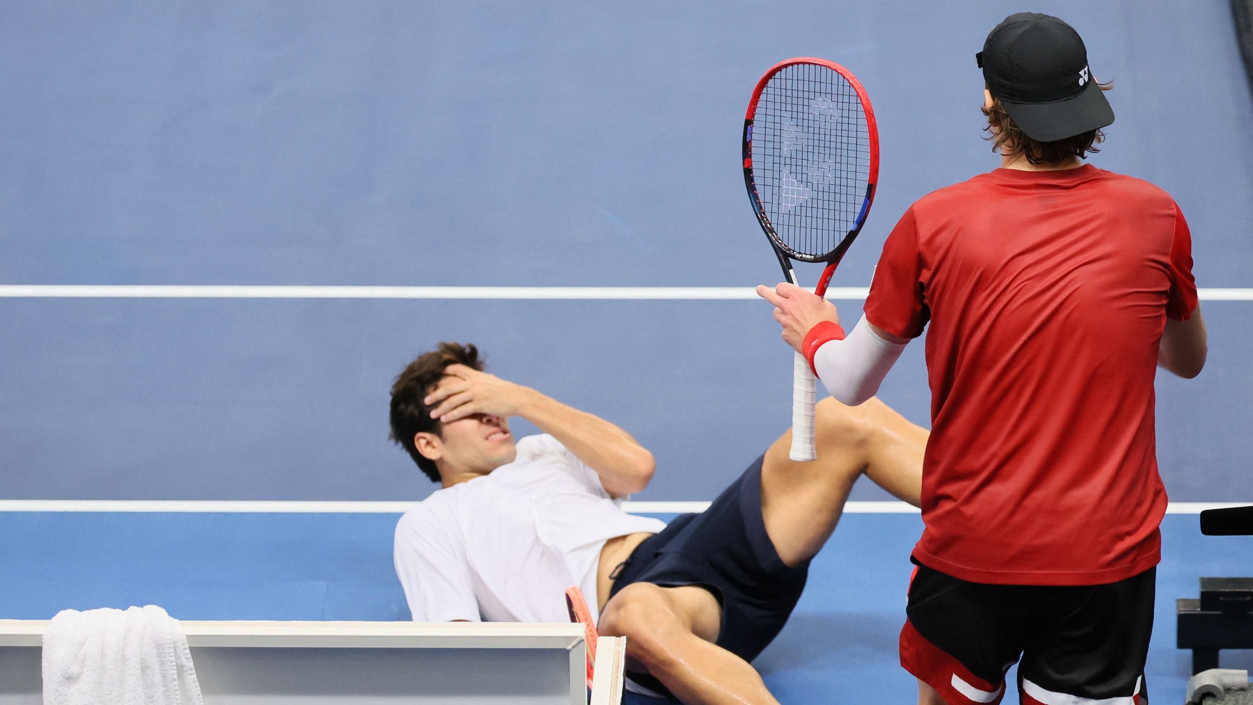 Why controversial qualifier moment between Belgium and Chile saw Davis ...