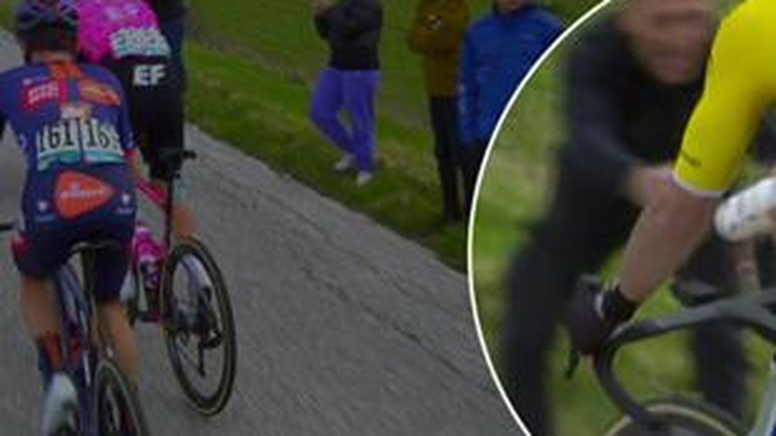 'Almost like he was going for the brake lever!' - Benjamin Thomas falls ...