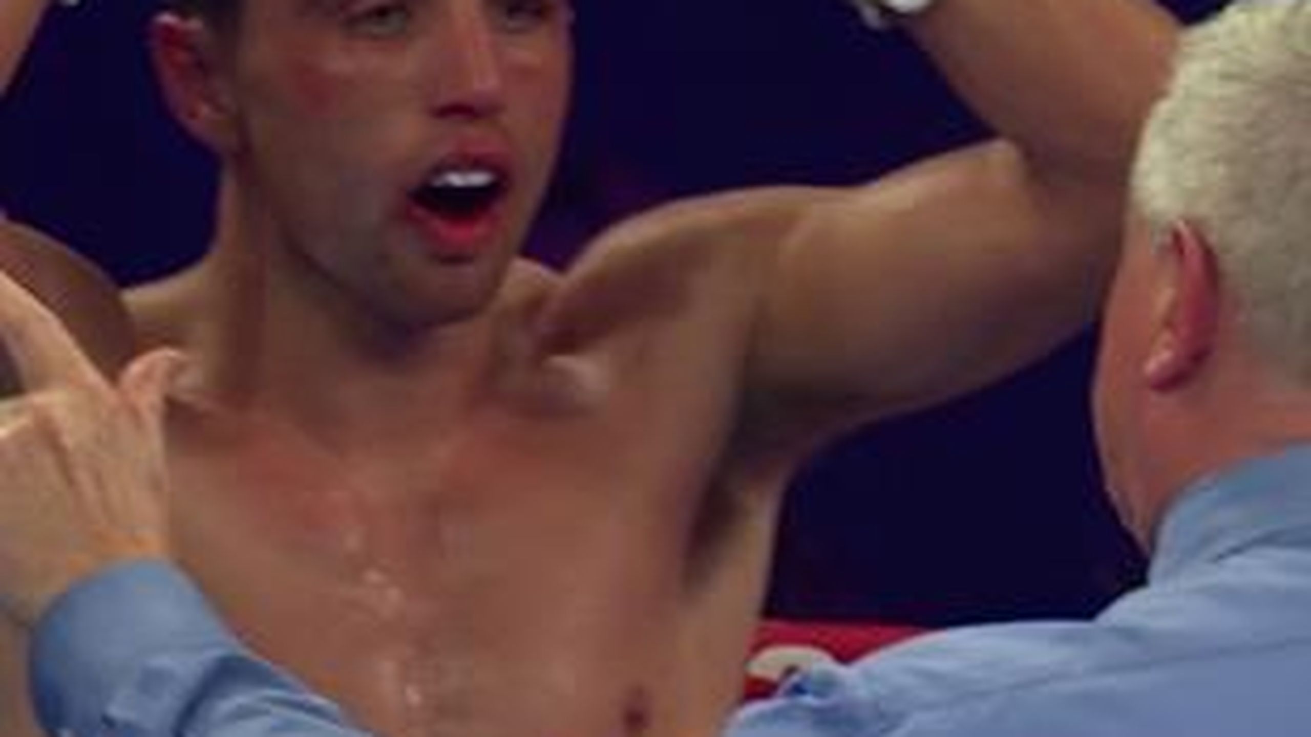 Tripped over his boot lace or a knockdown? Controversy in Ionut Baluta ...