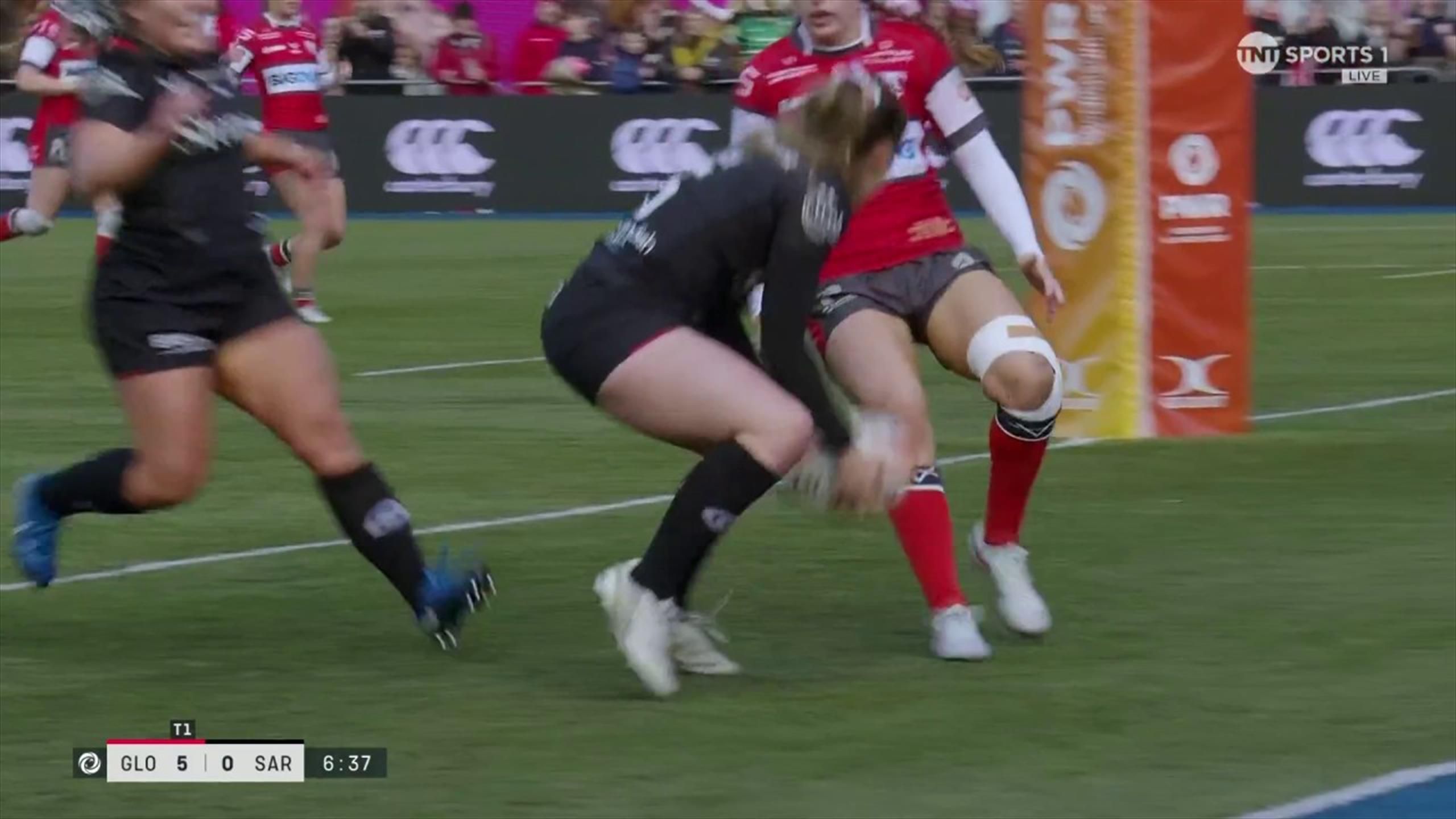 PWR final 2025: Jessica Breach surges through to pull Saracens level in ...