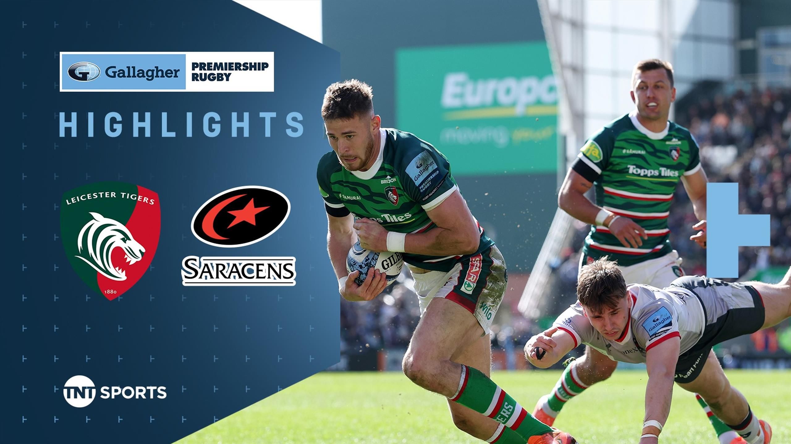 Highlights: Saracens boost play-off hopes with gritty win at Leicester ...