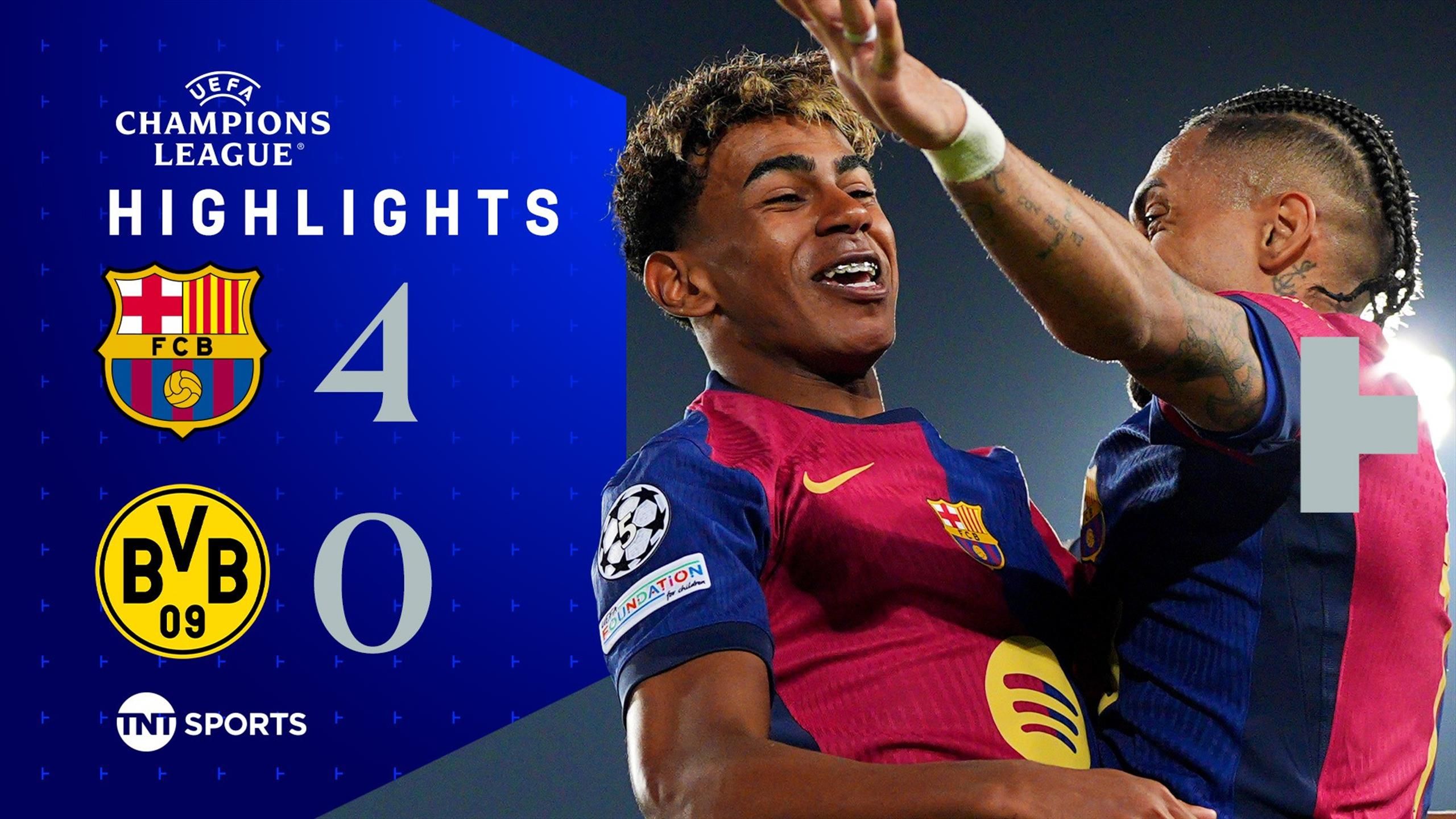 Barcelona 4-0 Borussia Dortmund: UEFA Champions League highlights as ...