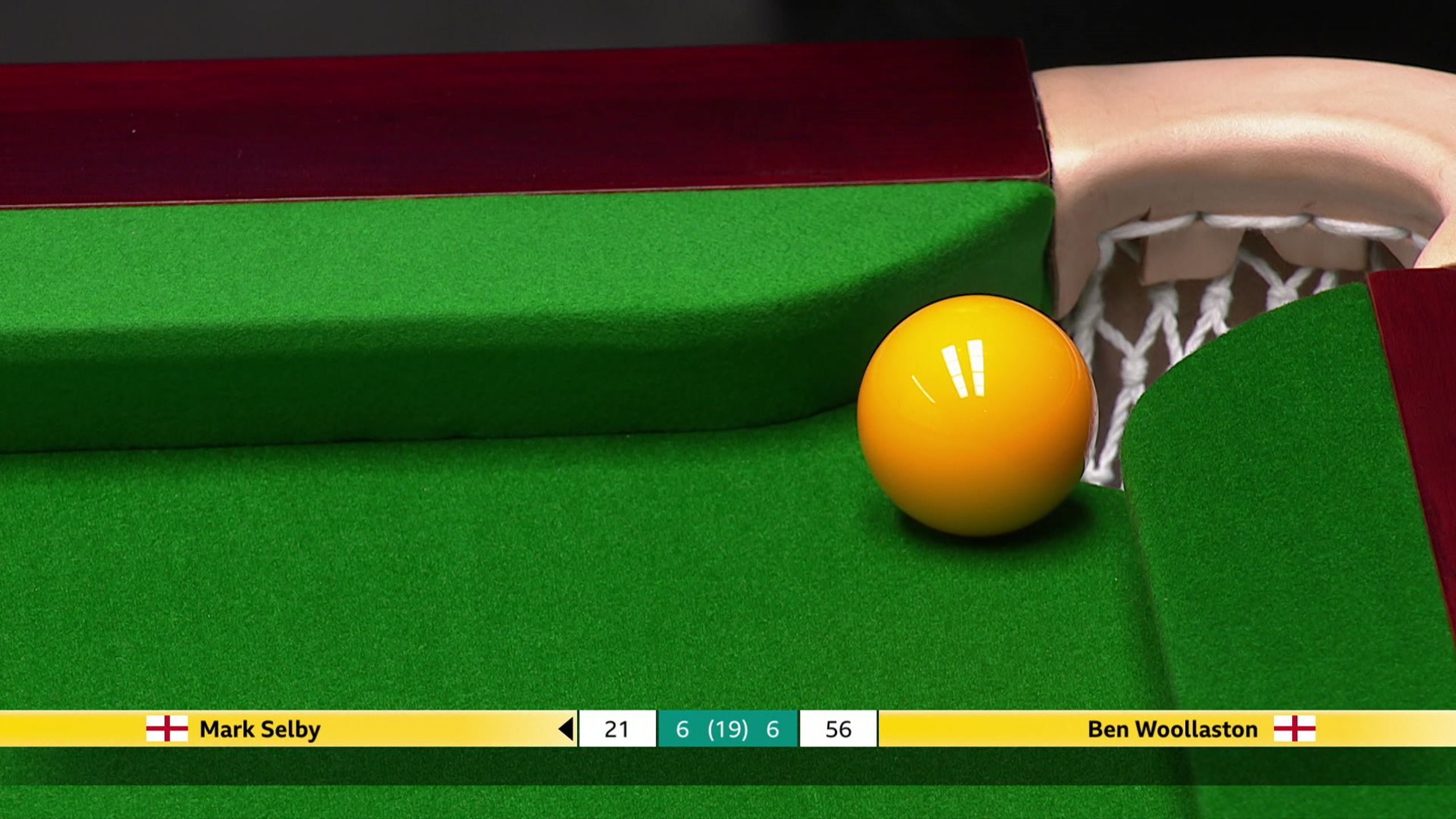World Championship 2025: Mark Selby throws yellow ball up the table after conceding frame to Ben ...
