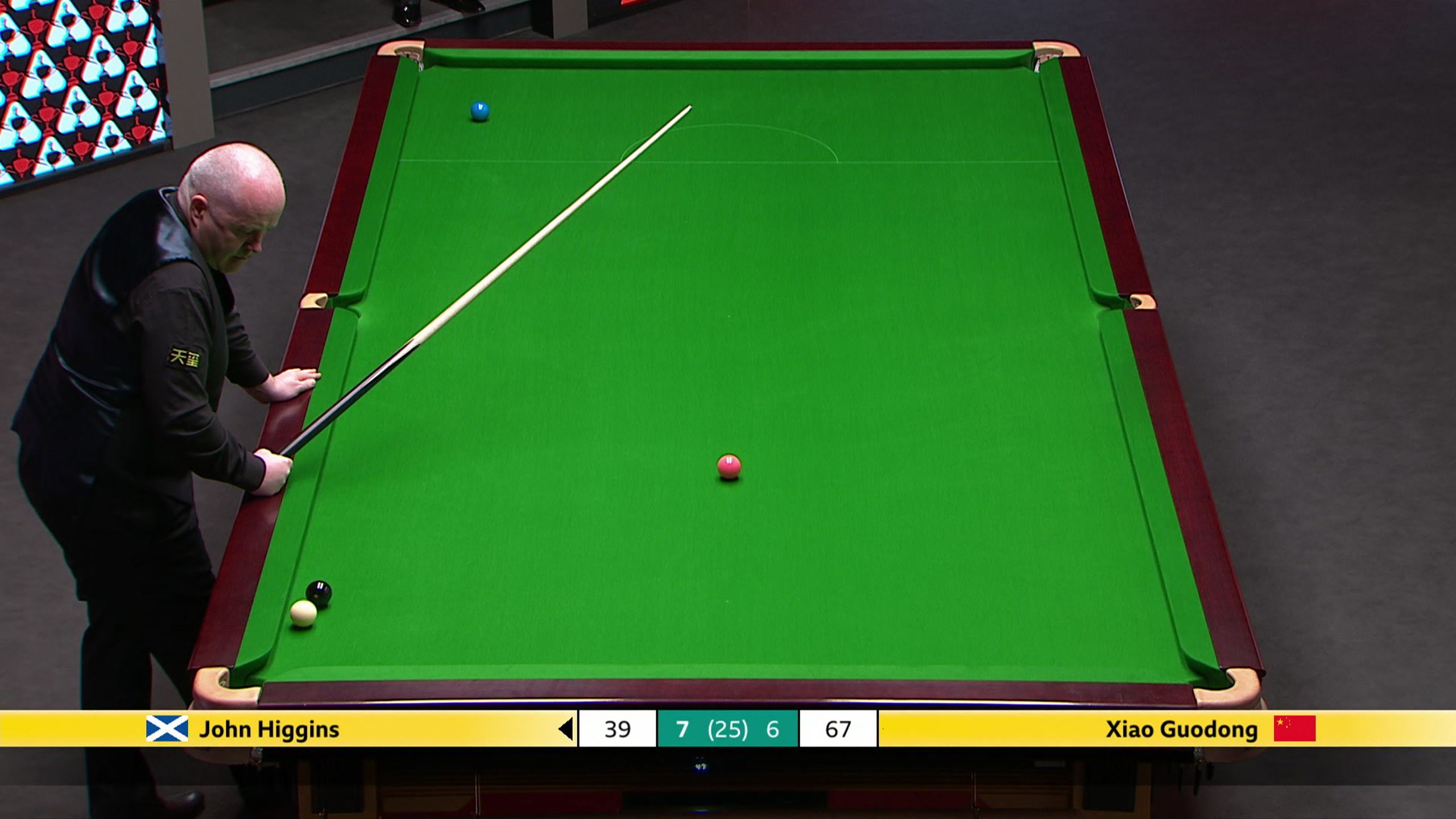 World Championship 2025: John Higgins keeps frame alive against Xiao ...