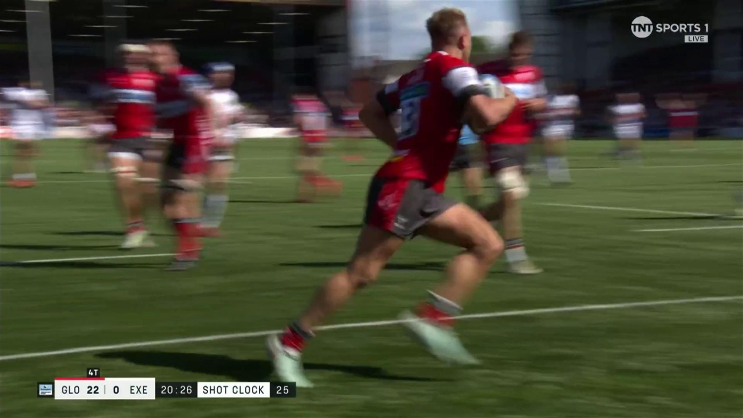 Chris Harris secures Gloucester bonus-point try in stunning first-half ...