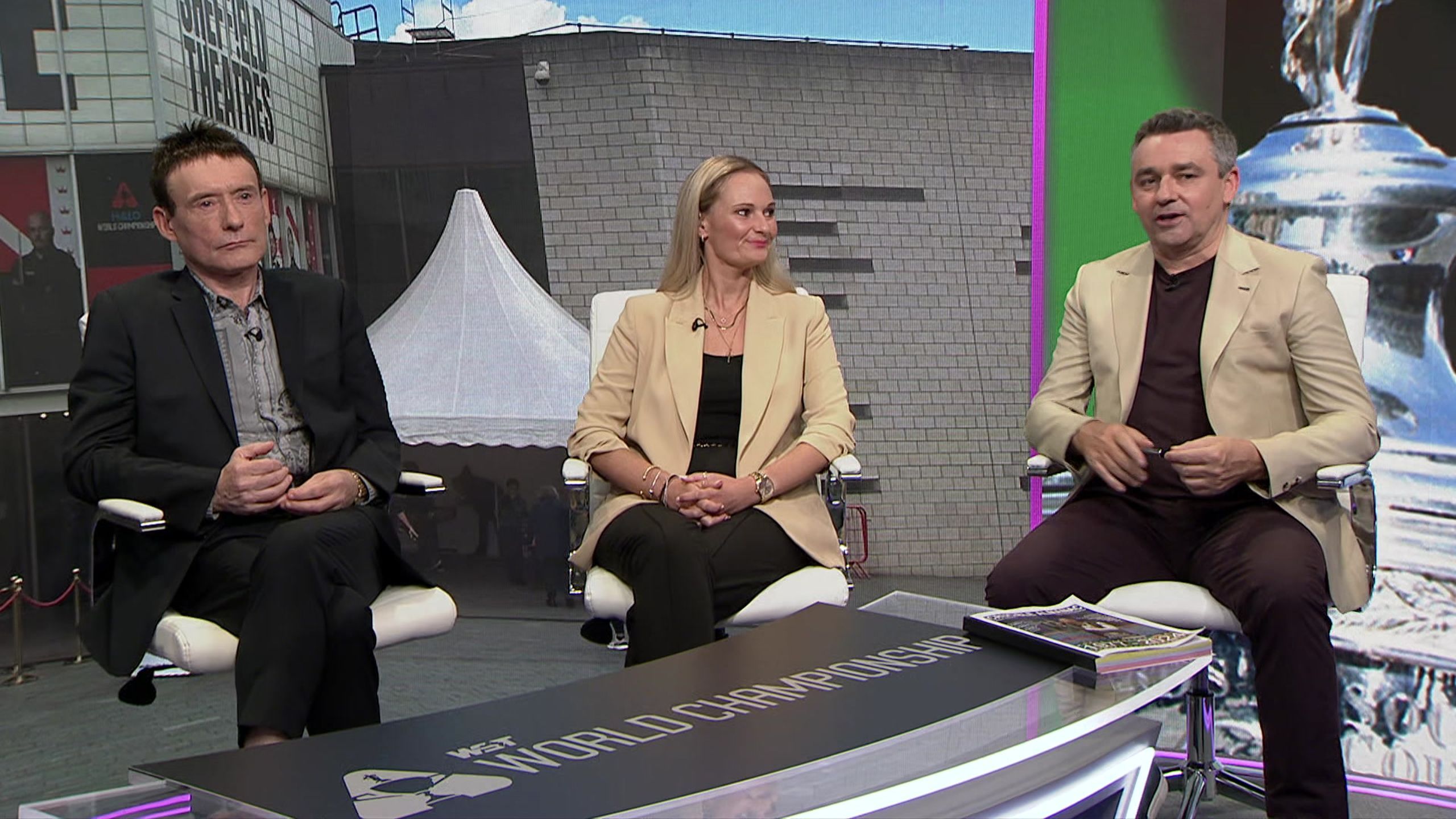 Jimmy White, Alan McManus and Reanne Evans discuss their snooker ...