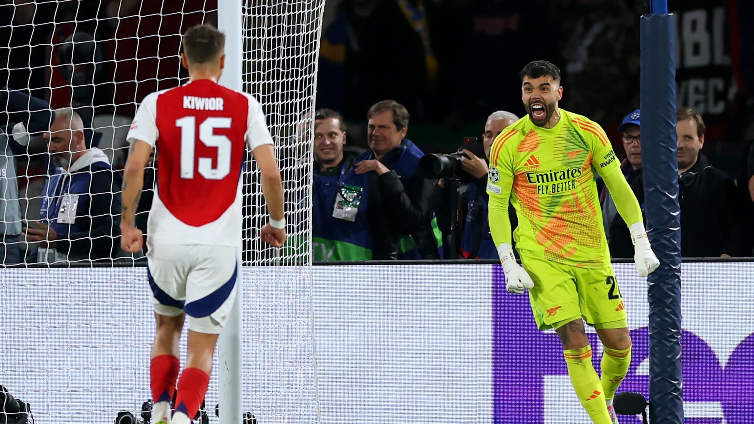 David Raya ‘serves justice’ with Vitinha penalty save after ...
