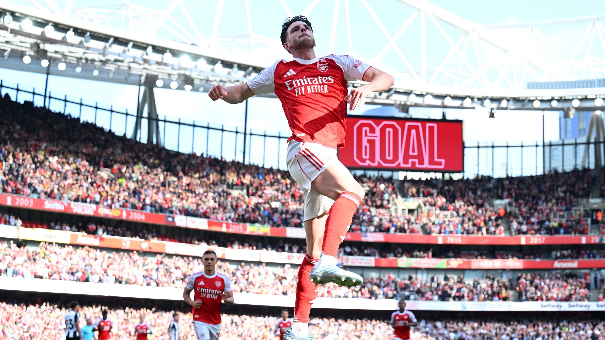 Declan Rice points to Champions League run as reason for Arsenal's ...