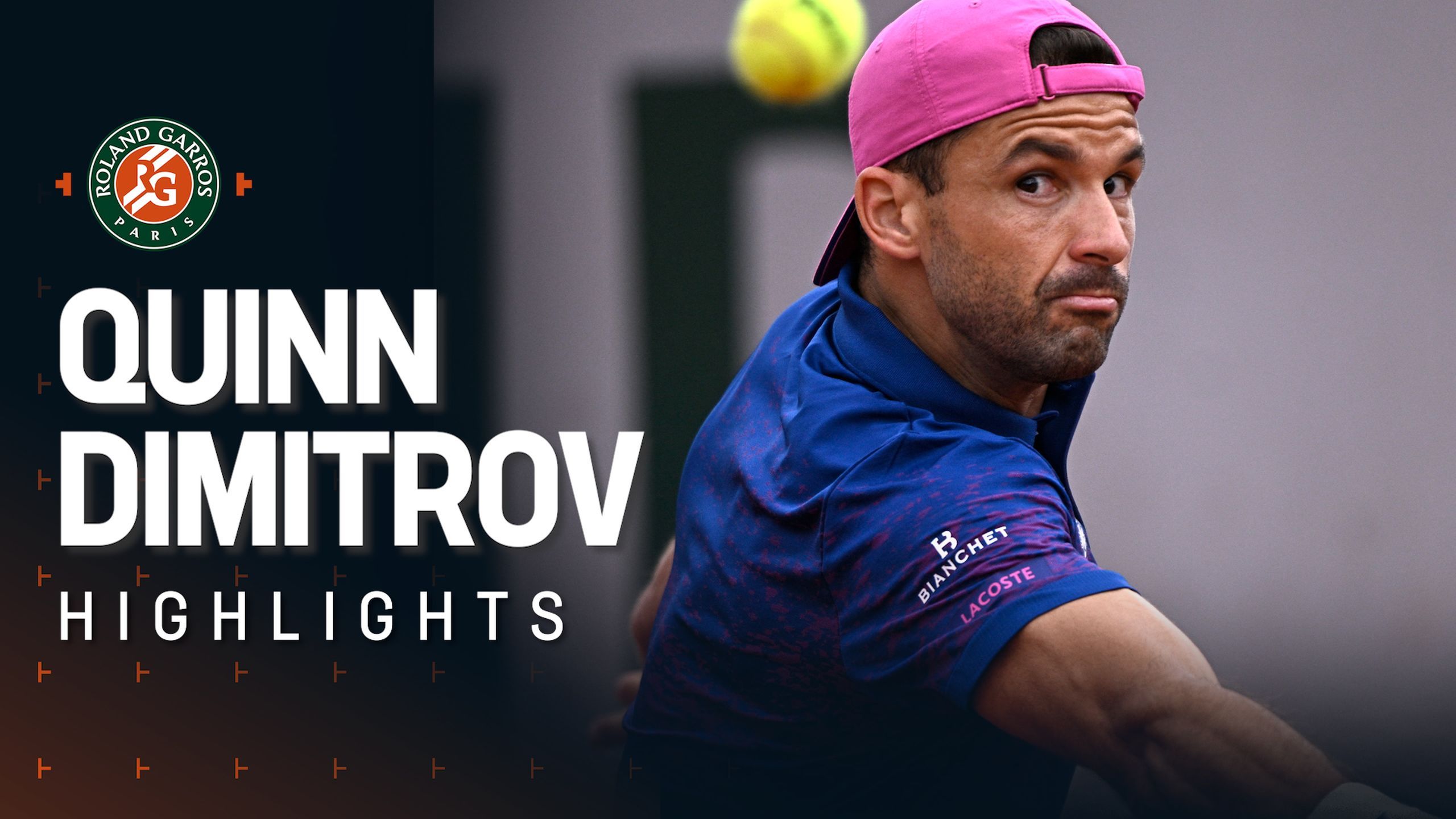 Ethan Quinn - Grigor Dimitrov - Roland Garros highlights - Tennis video - TNT Sports