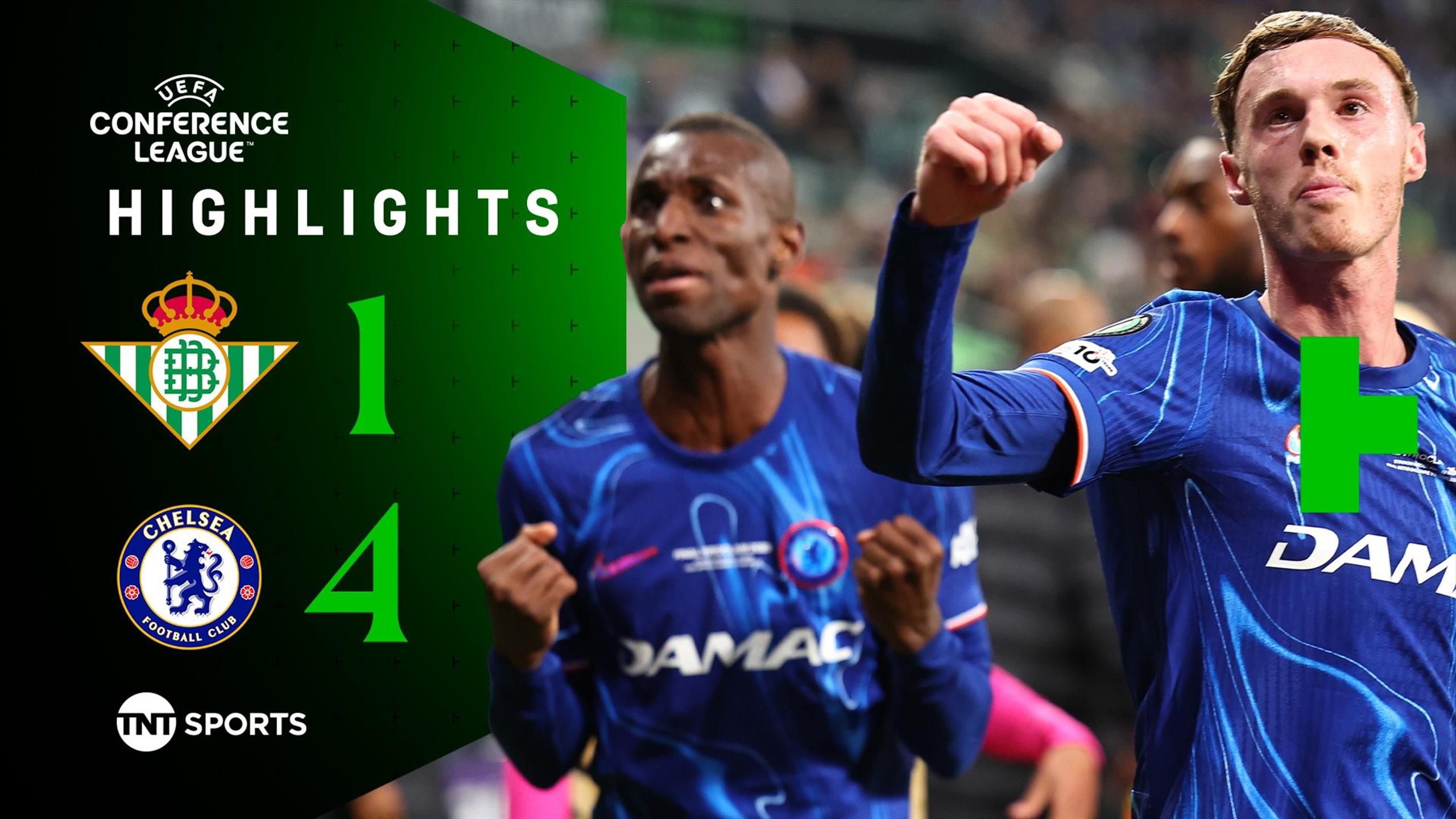 Real Betis 1-4 Chelsea: UEFA Conference League highlights as Cole Palmer inspires Blues to ...
