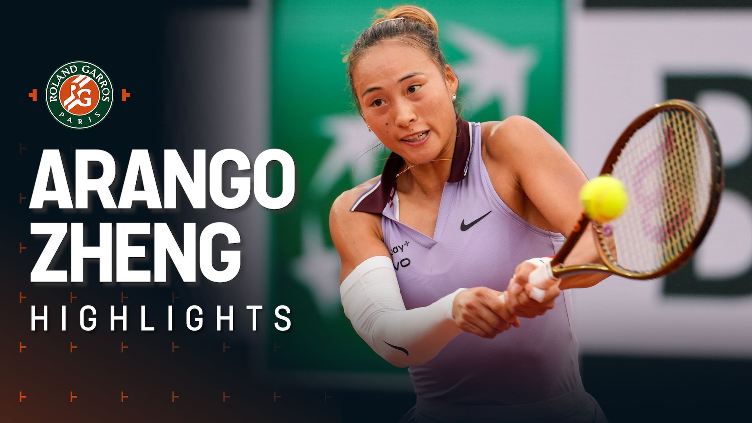 Emiliana Arango - Qinwen Zheng - Roland Garros highlights - Tennis ...
