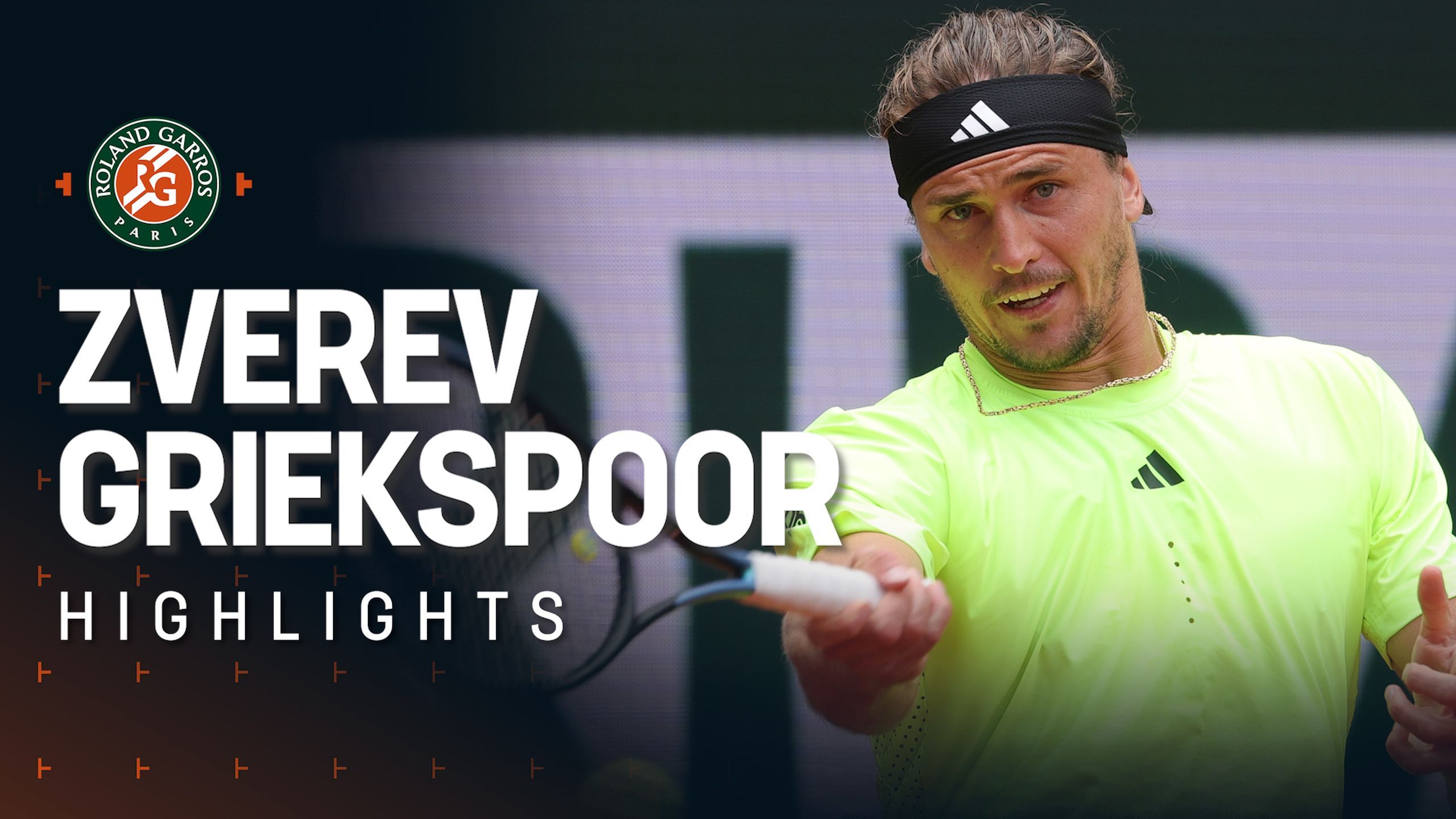 French Open highlights: Alexander Zverev reaches quarter-finals as Tallon Griekspoor forced to ...