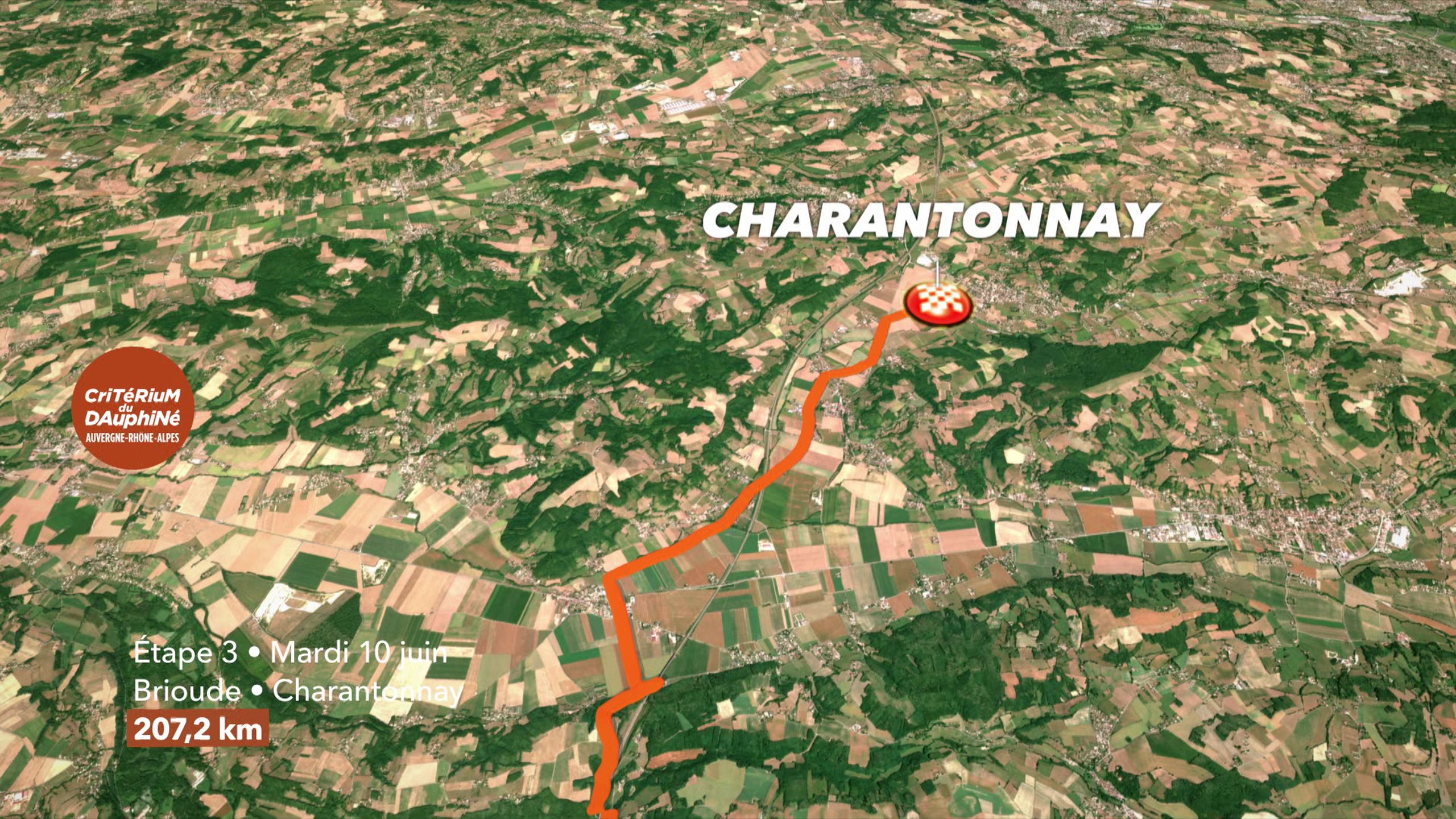 Criterium du Dauphine 2025 Stage 3: Map and route preview as riders ...