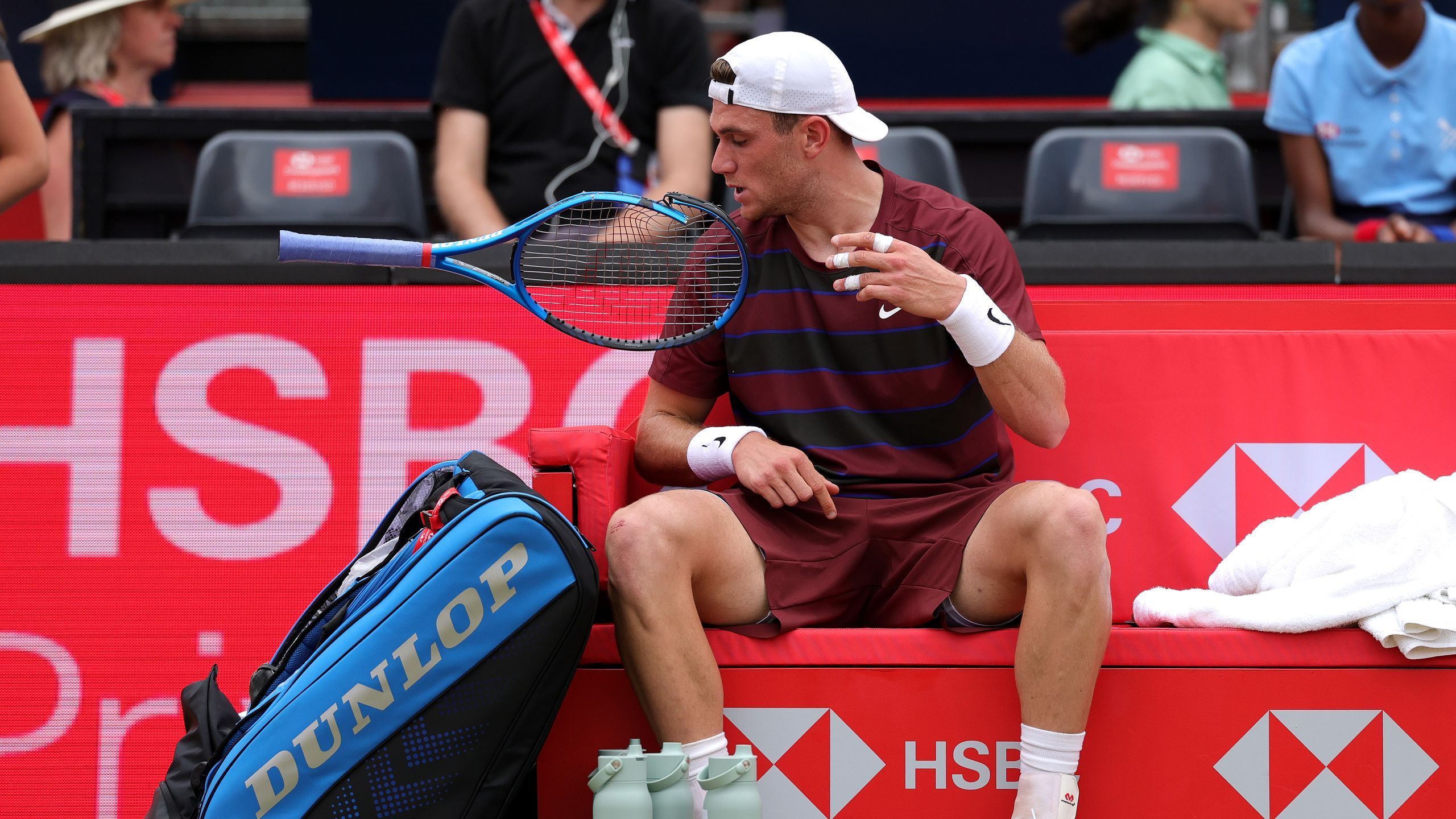 Jack Draper: British No. 1 smashes racquet in frustrating Queen’s semi ...