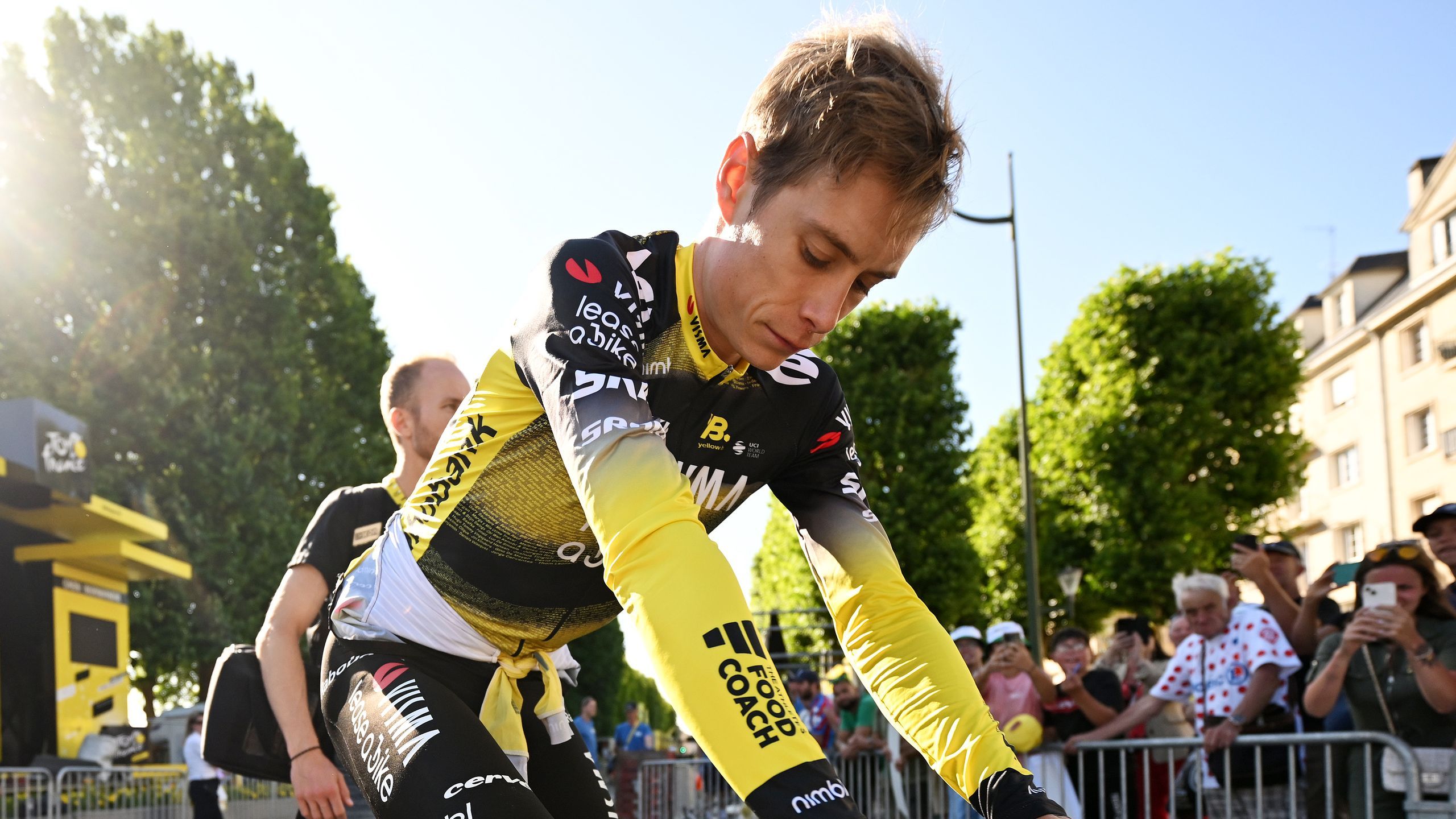 Jonas Vingegaard was 'writhing' in TT struggle at Tour de France as ...