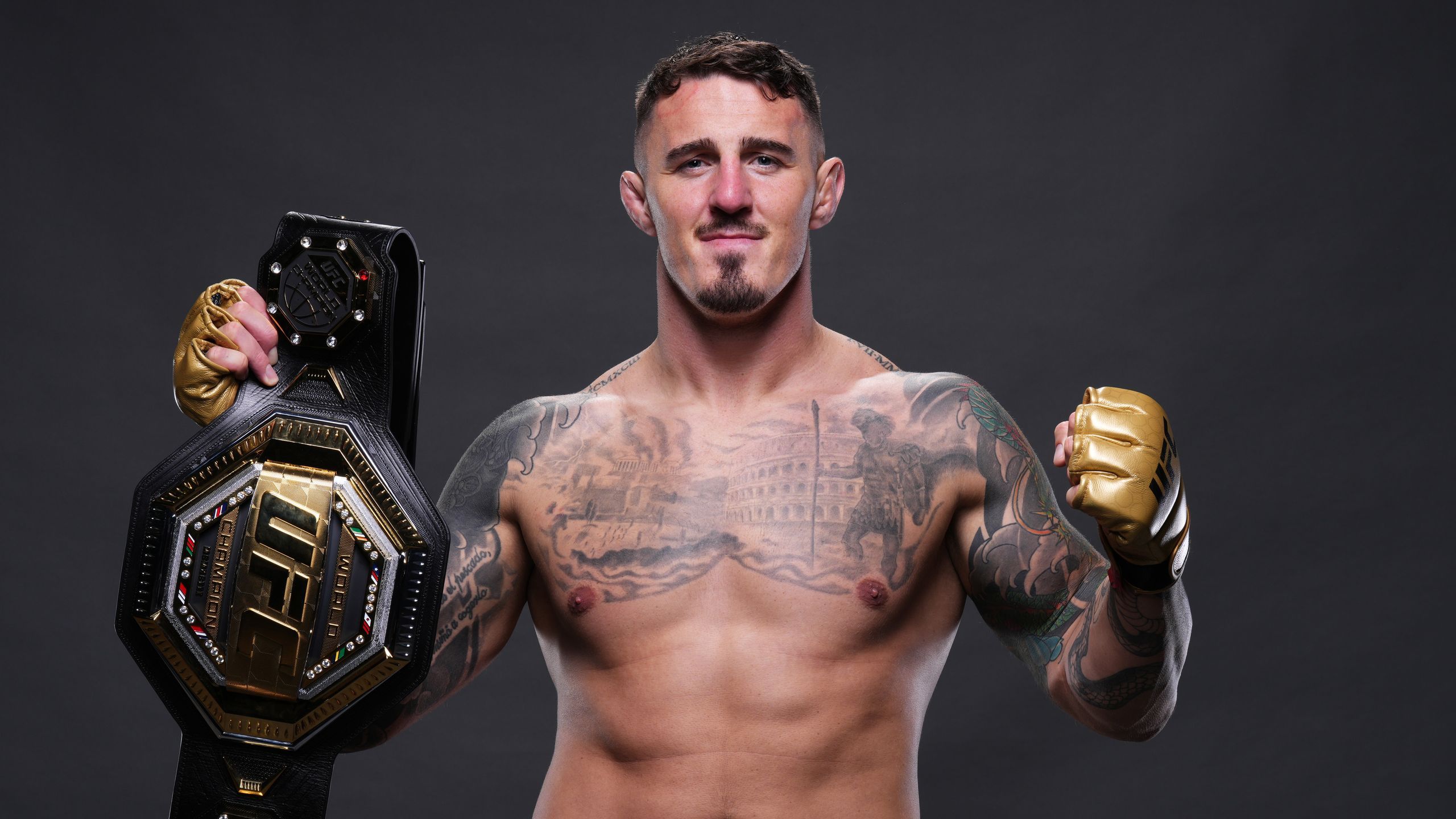 Tom Aspinall to defend UFC heavyweight championship against Ciryl Gane ...