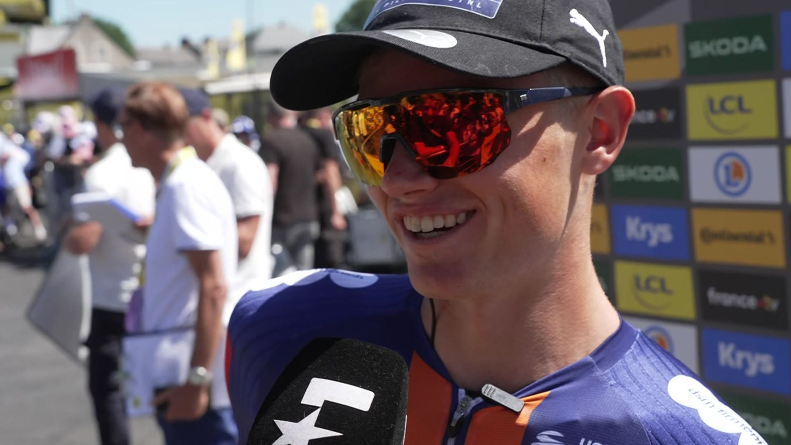 'To be behind Jonas Vingegaard and Tadej Pogacar is obviously a nice ...