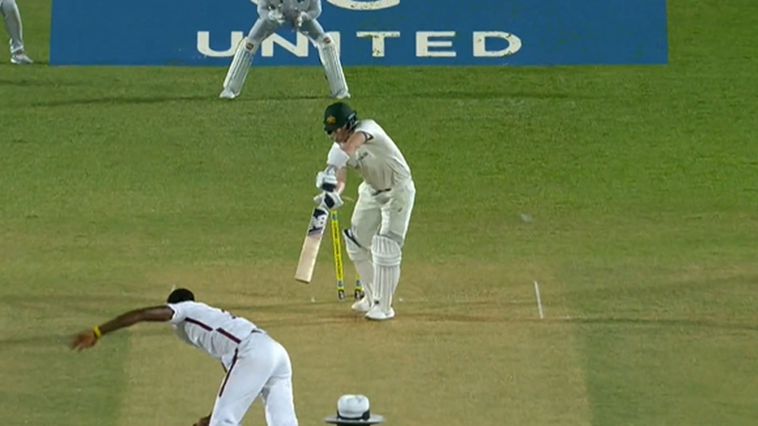 'Straight through him!' - Steve Smith cleaned up by Alzarri Joseph as ...