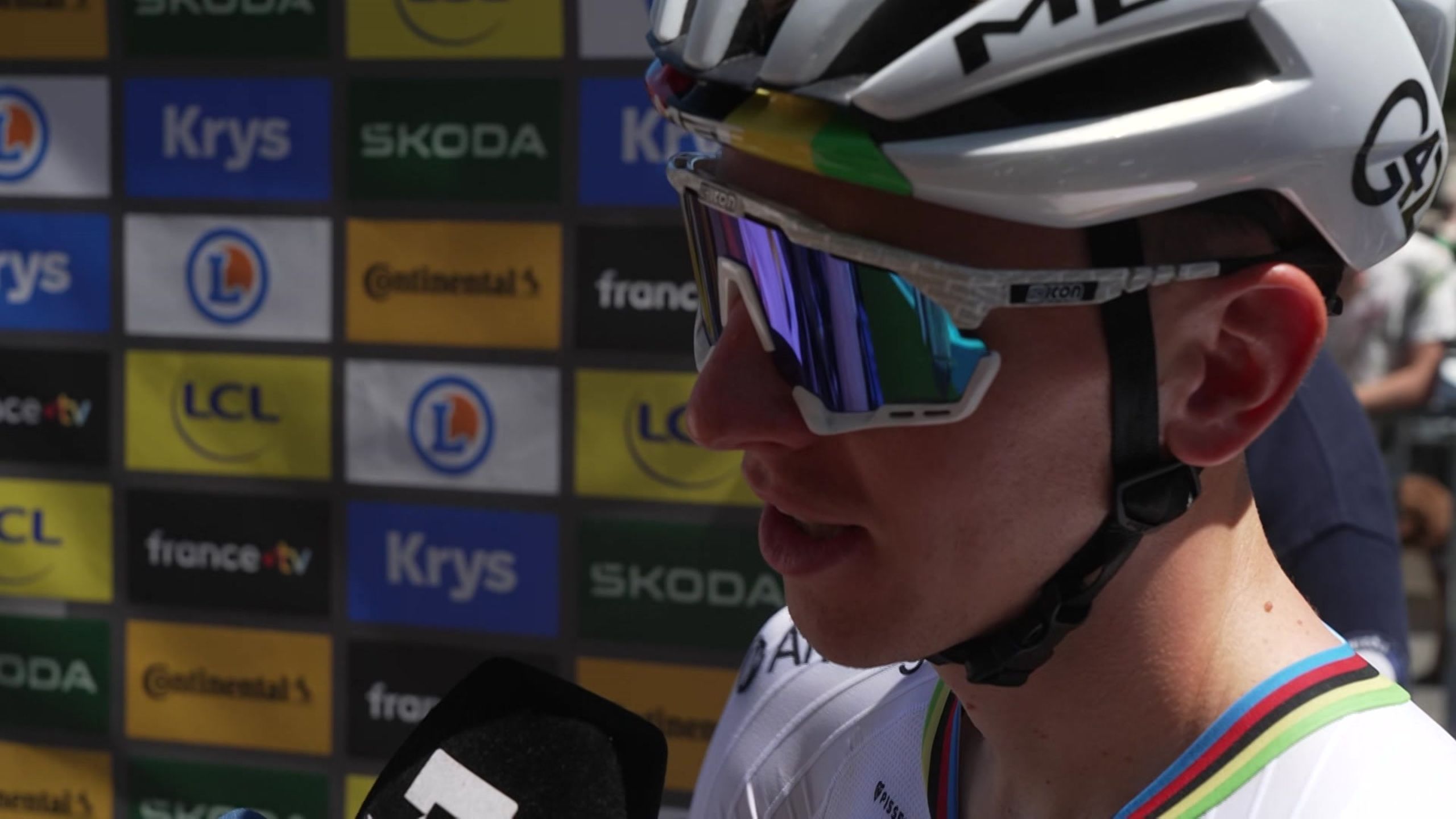 'My whole left arm is open' – Tadej Pogacar 'OK' despite crash injuries ...