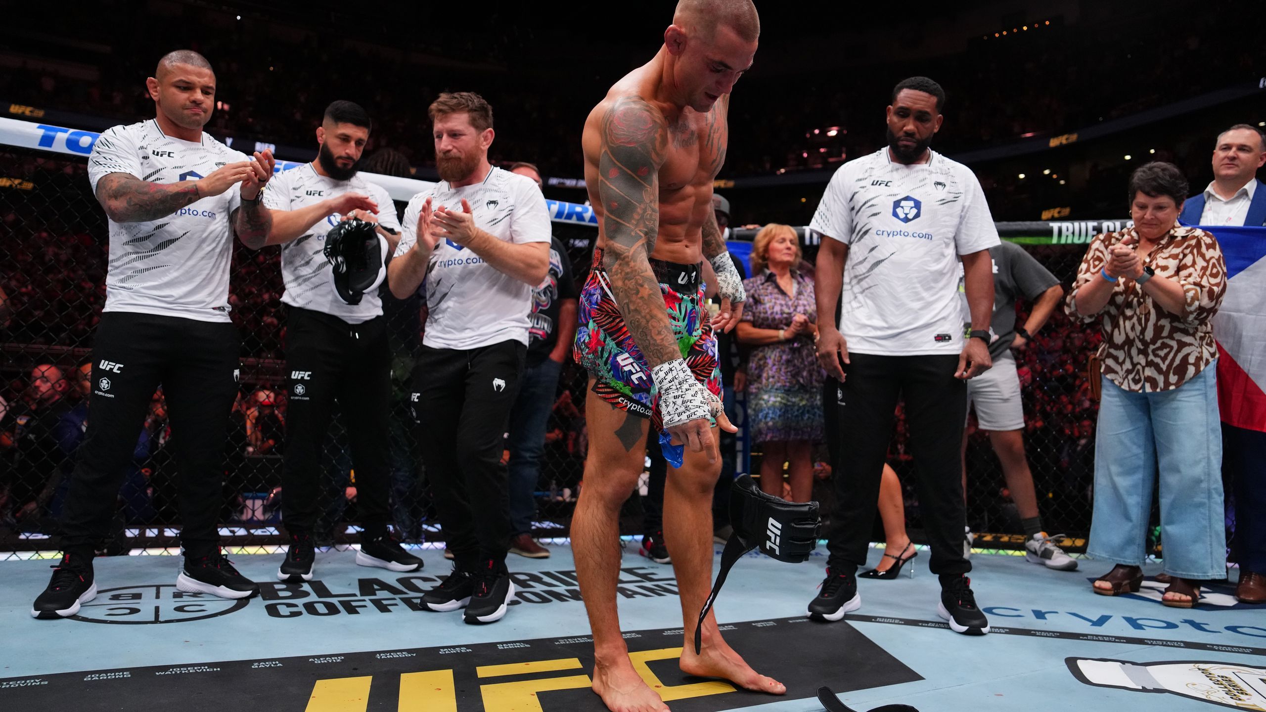 'Diamonds are forever' - Ductin Poirier lays down gloves for final time ...