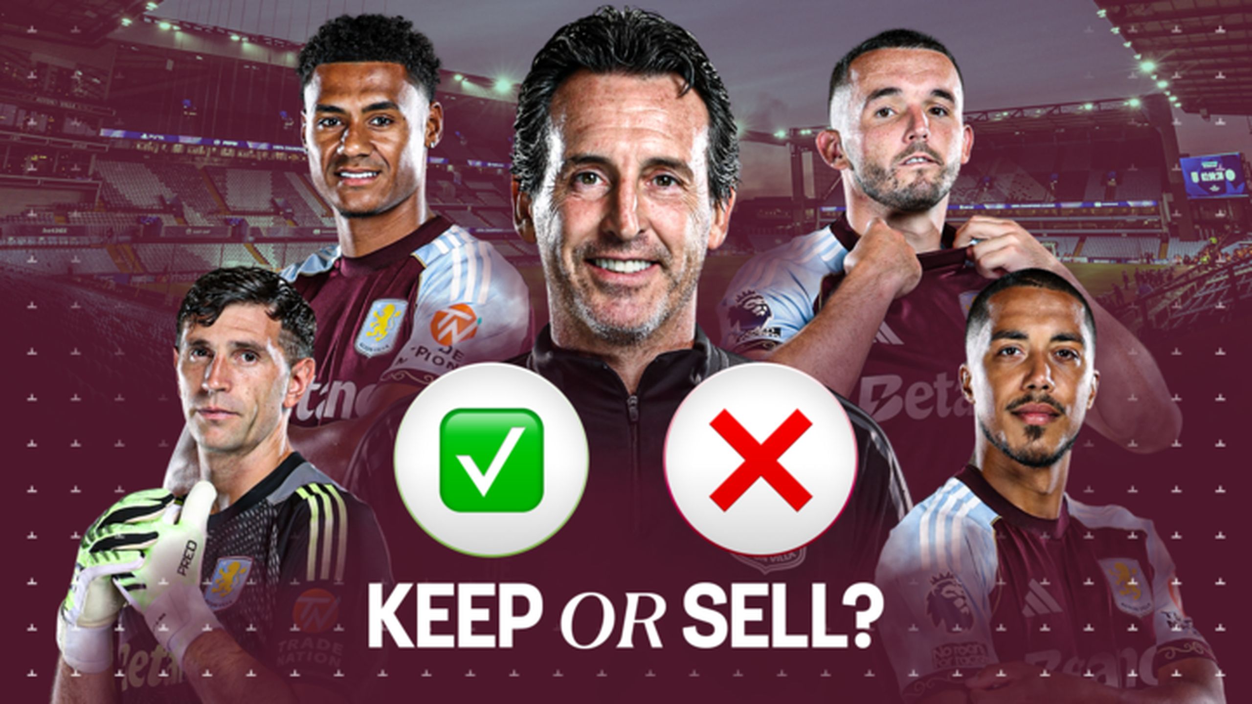 Ollie Watkins, Emiliano Martinez and Jacob Ramsey backed to stay ...